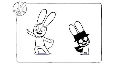 Colorea a Simón y Gaspar Superhéroes - Clan TV - RTVE.es