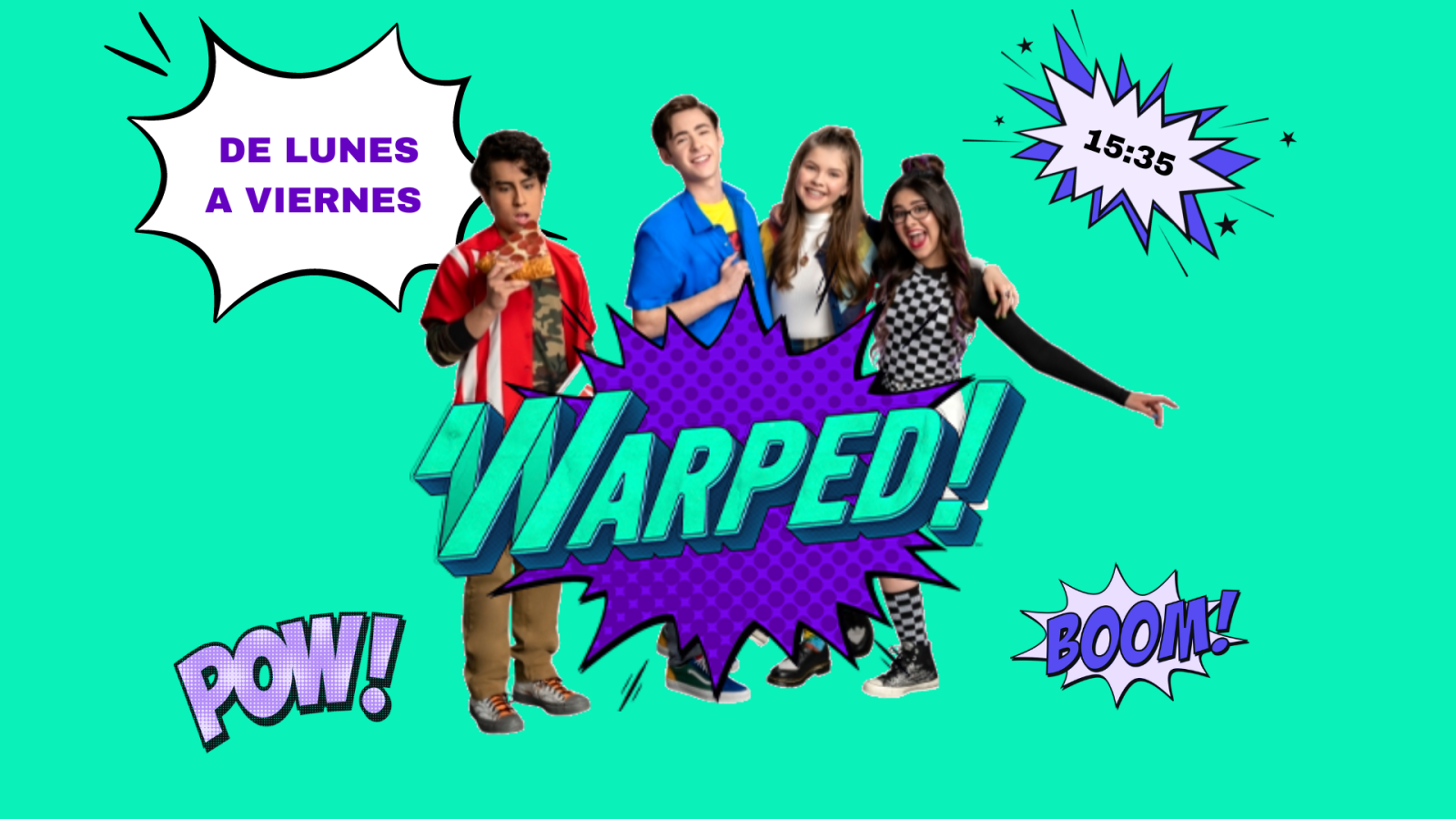 ¡Warped, el cómic de superhéroes más divertido de Clan!