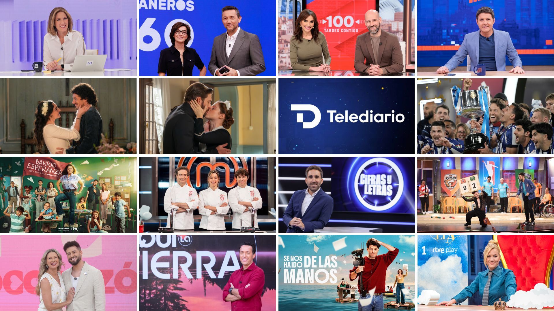 La 1 sube 1,6 puntos en un año y es la cadena que más crece