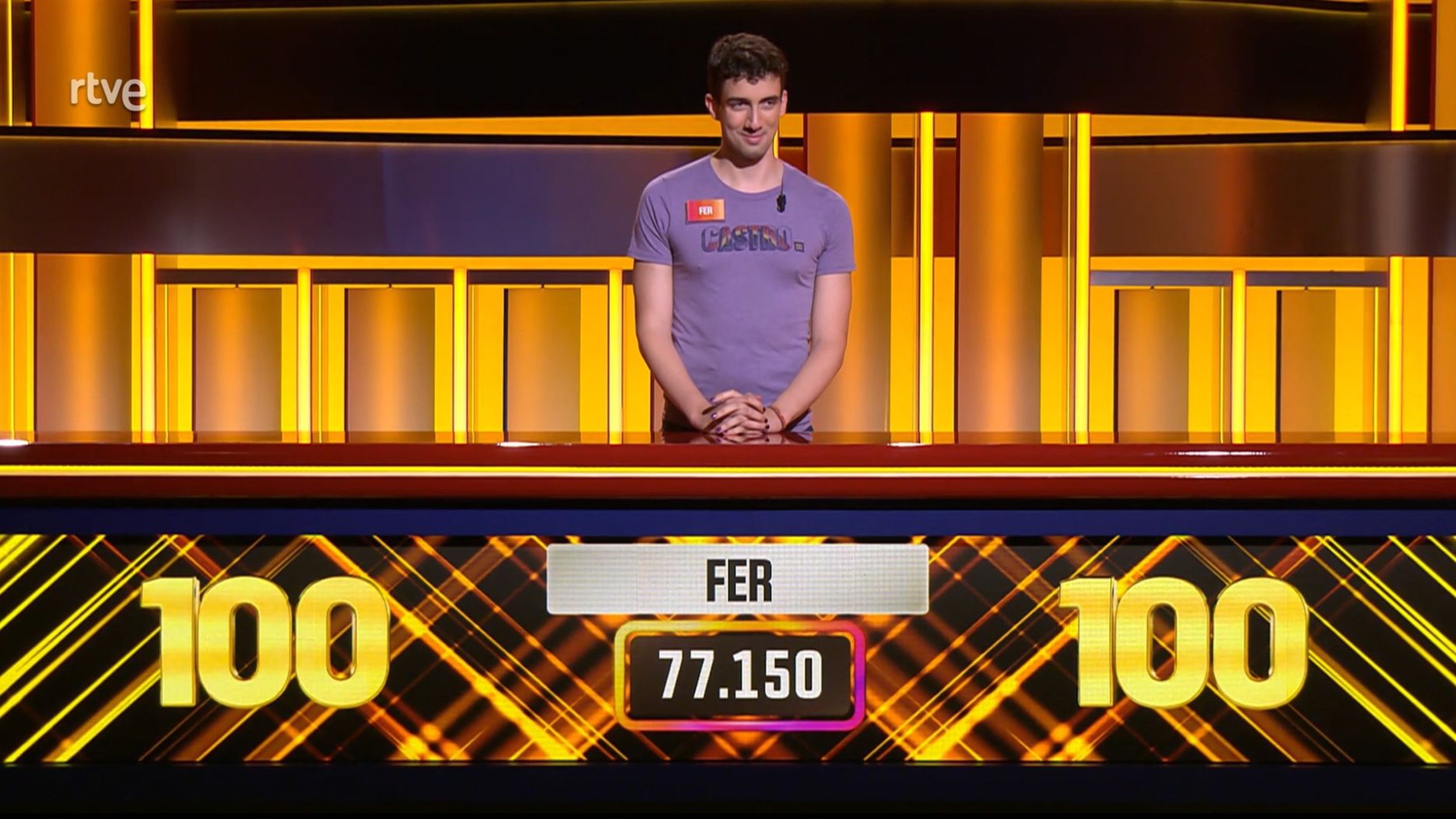 Fer Castro, 100 programas en 'Saber y Ganar' y un adiós