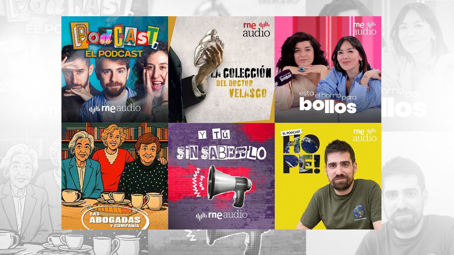6 pódcast para escuchar hoy mismo que acaban de estrenarse en RNE Audio