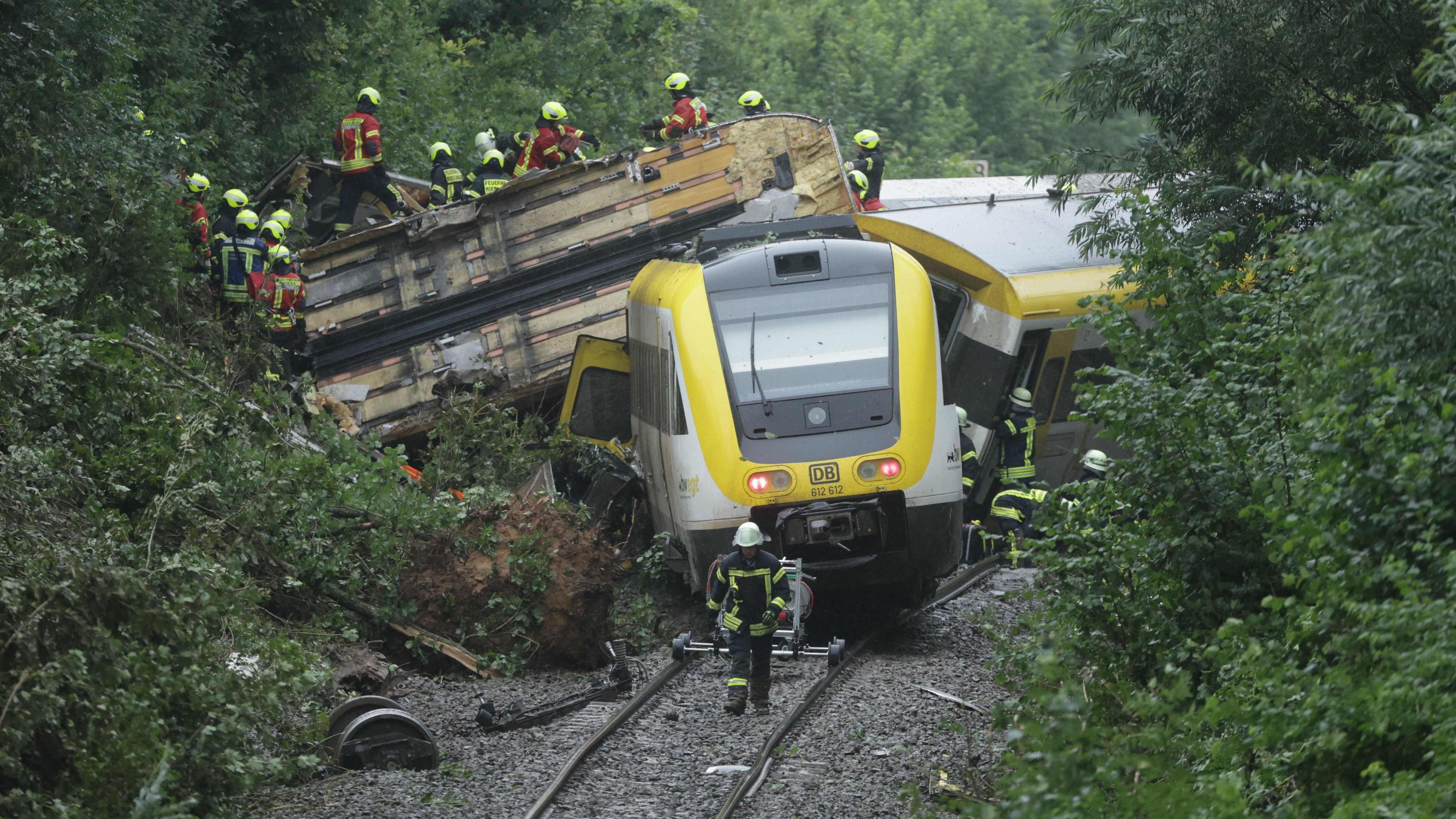 Un accidente de tren deja varios muertos en Alemania