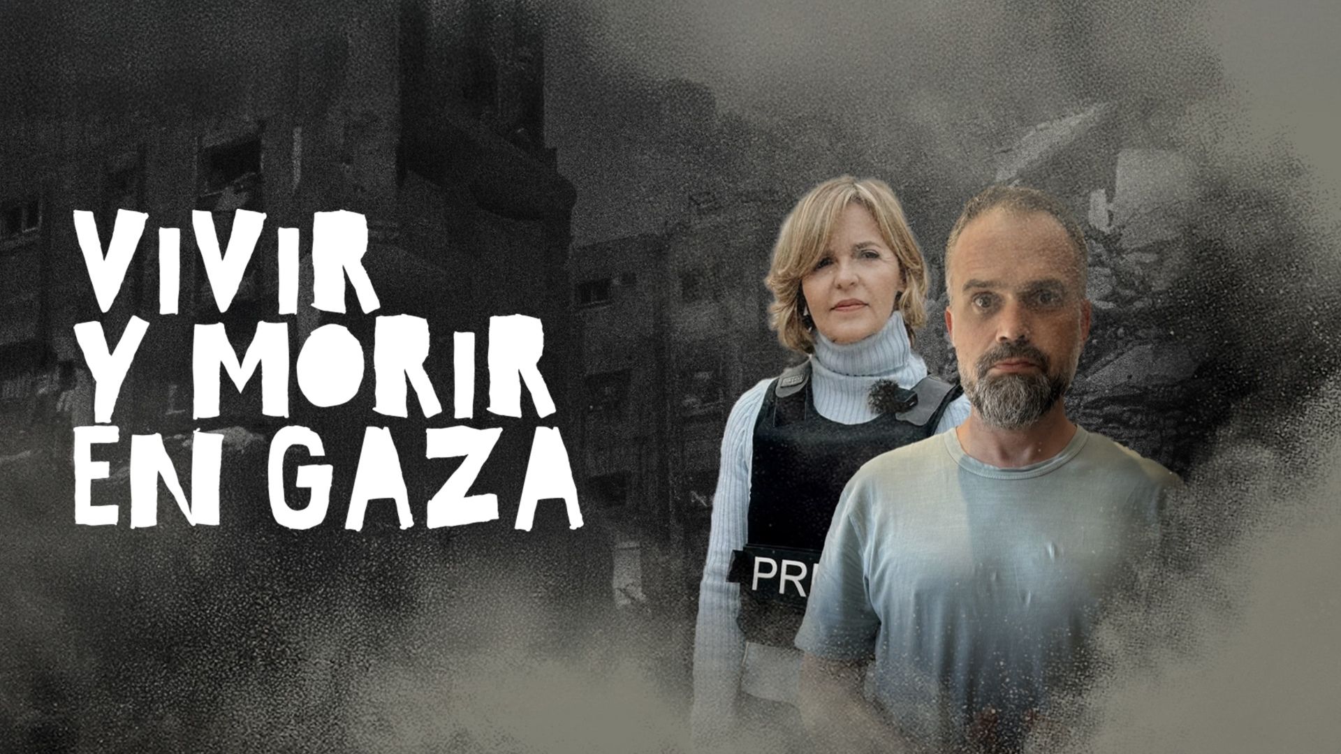 Almudena Ariza presenta su nuevo podcast 'Vivir y morir en Gaza' junto ...