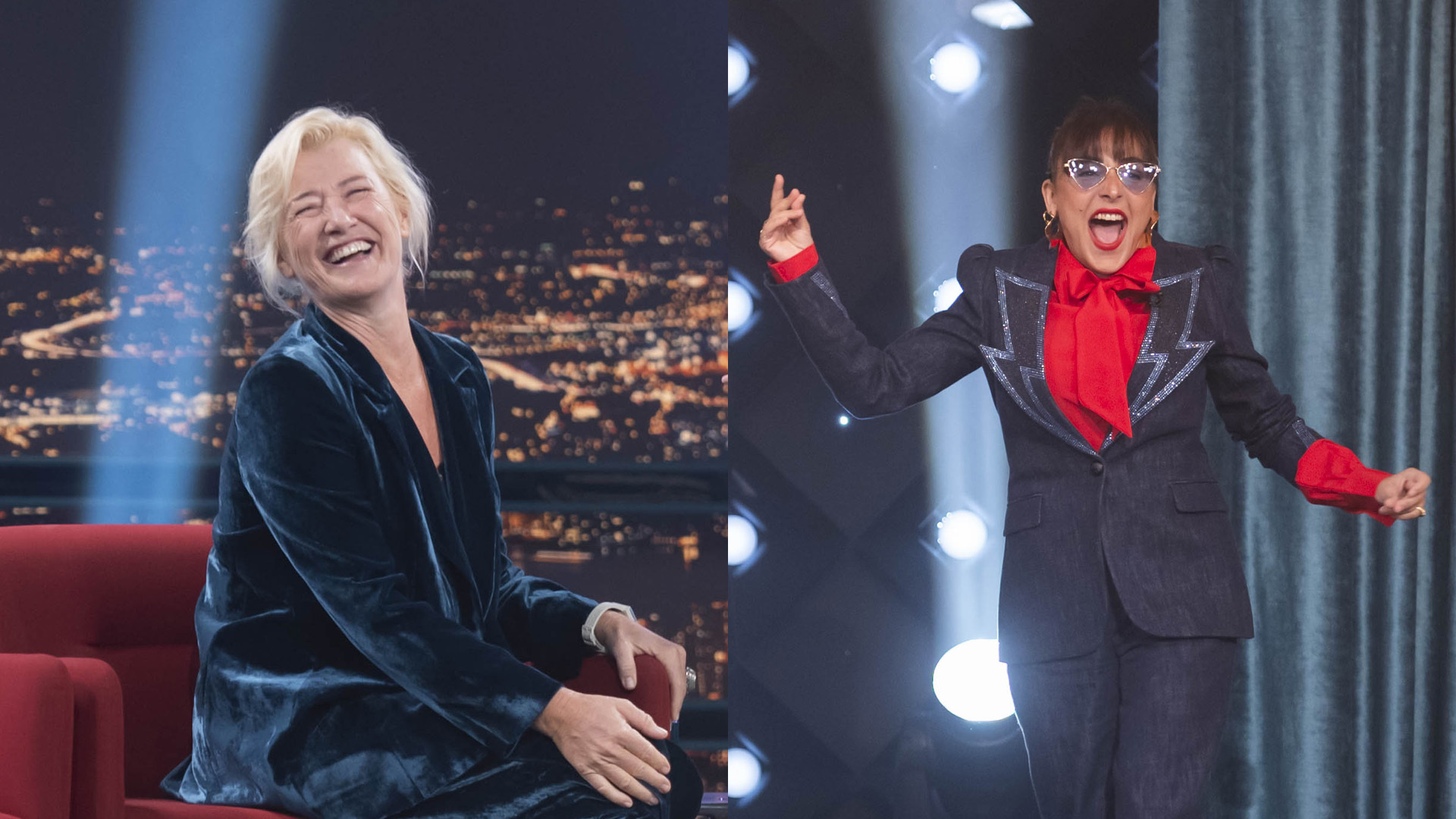 Ana Duato y Candela Peña, en 'Late Xou con Marc Giró'