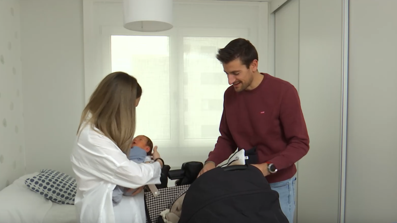 Ander, el primer bebé de 2025 en la provincia de Soria