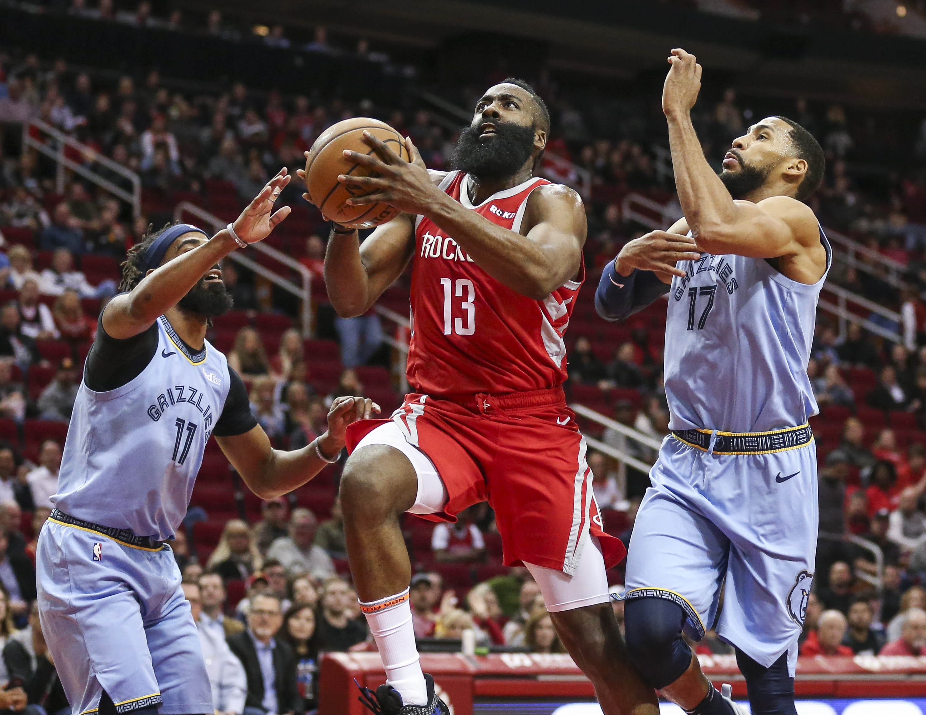 NBA: 'La Barba' Harden sigue creciendo: 57 puntos