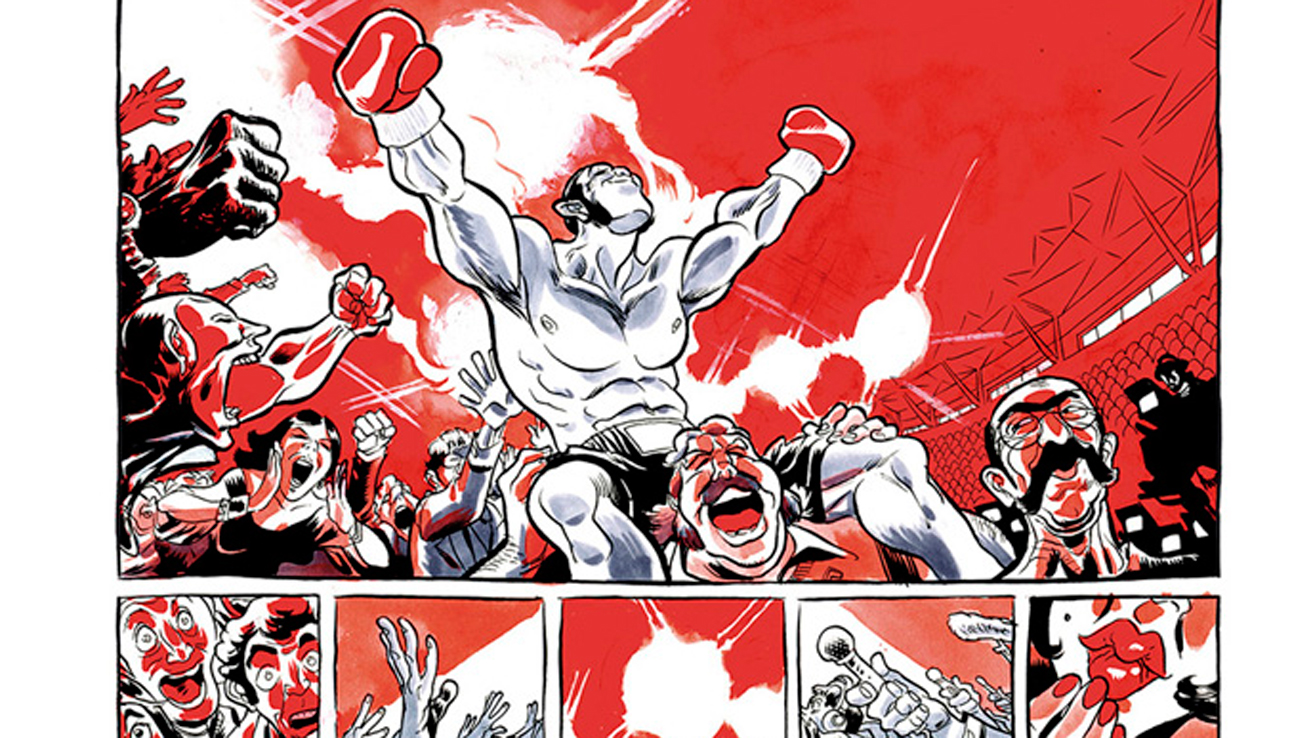 'El boxeador', un combate artístico entre dos pesos pesados del cómic