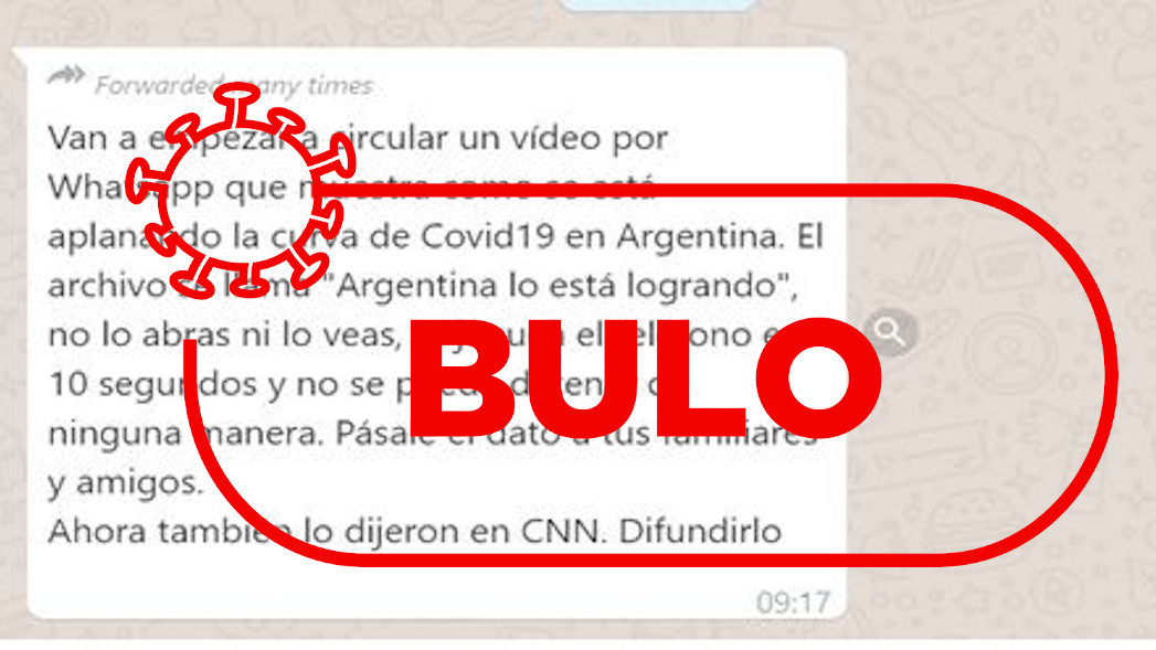 Vuelve el bulo "Argentina lo está logrando"