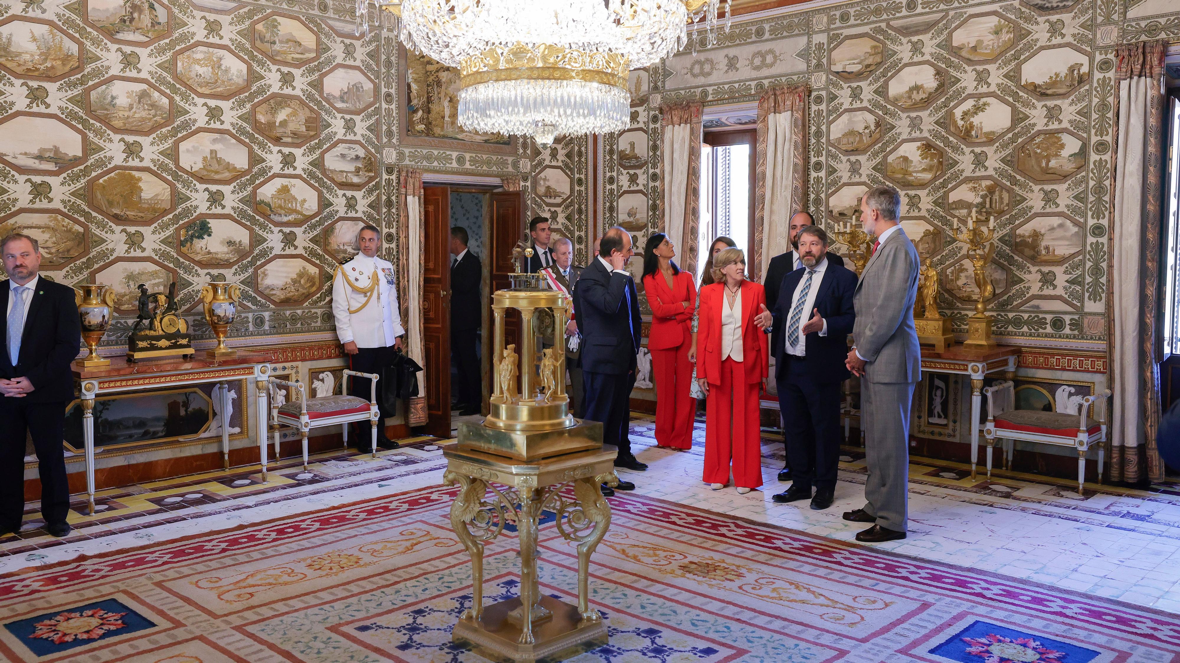 El rey inaugura la Casa del Labrador en Aranjuez tras una rehabilitación