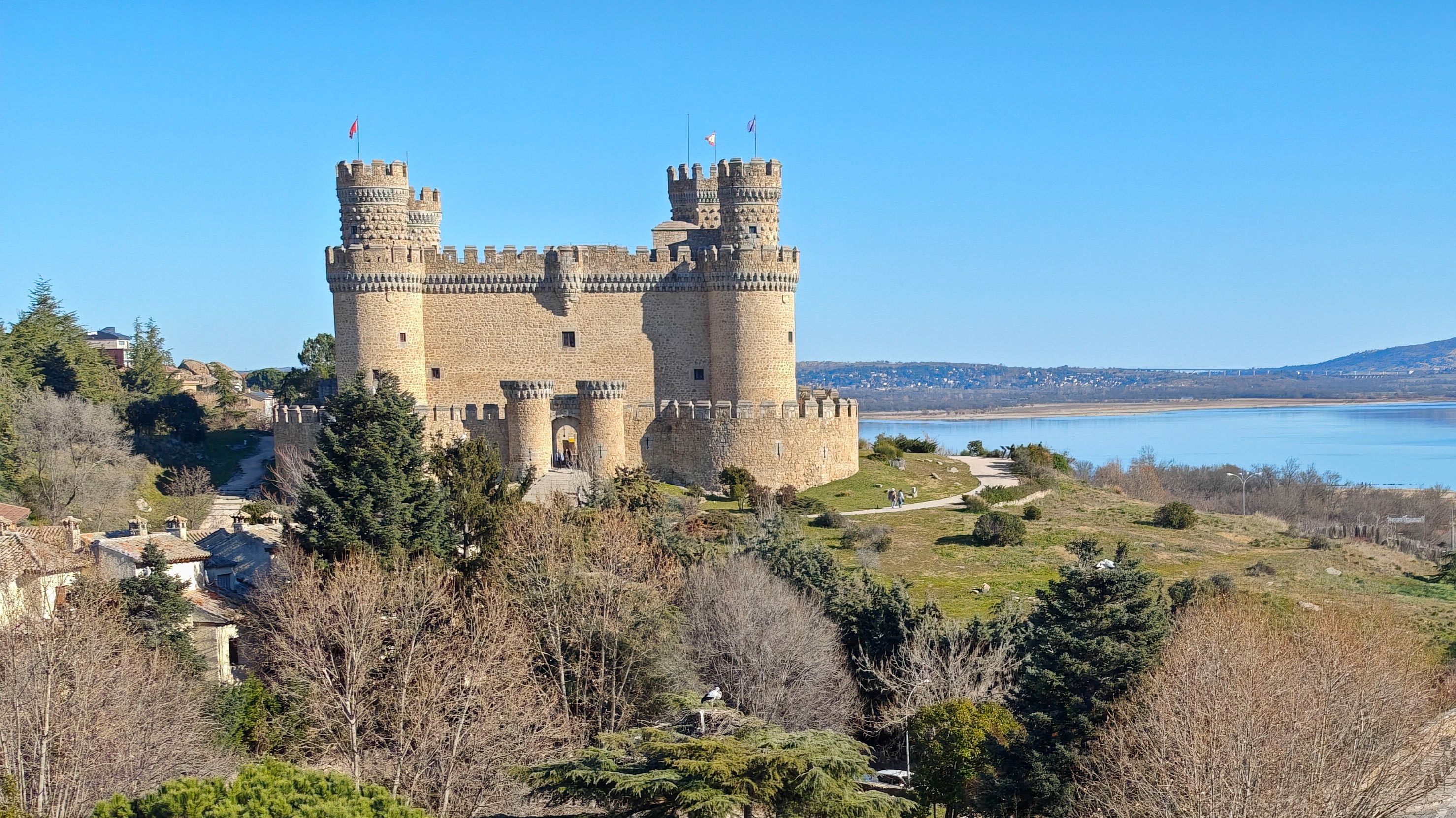 El castillo madrileño de Manzanares cierra al público