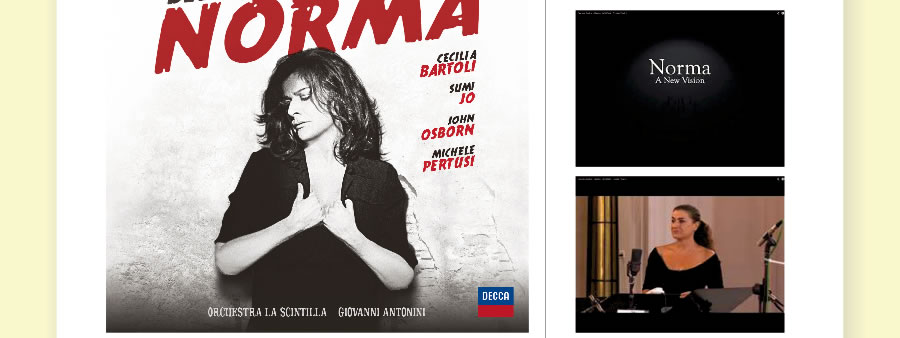 Cecilia Bartoli, pionera en la grabación de Norma con instrumentos de época