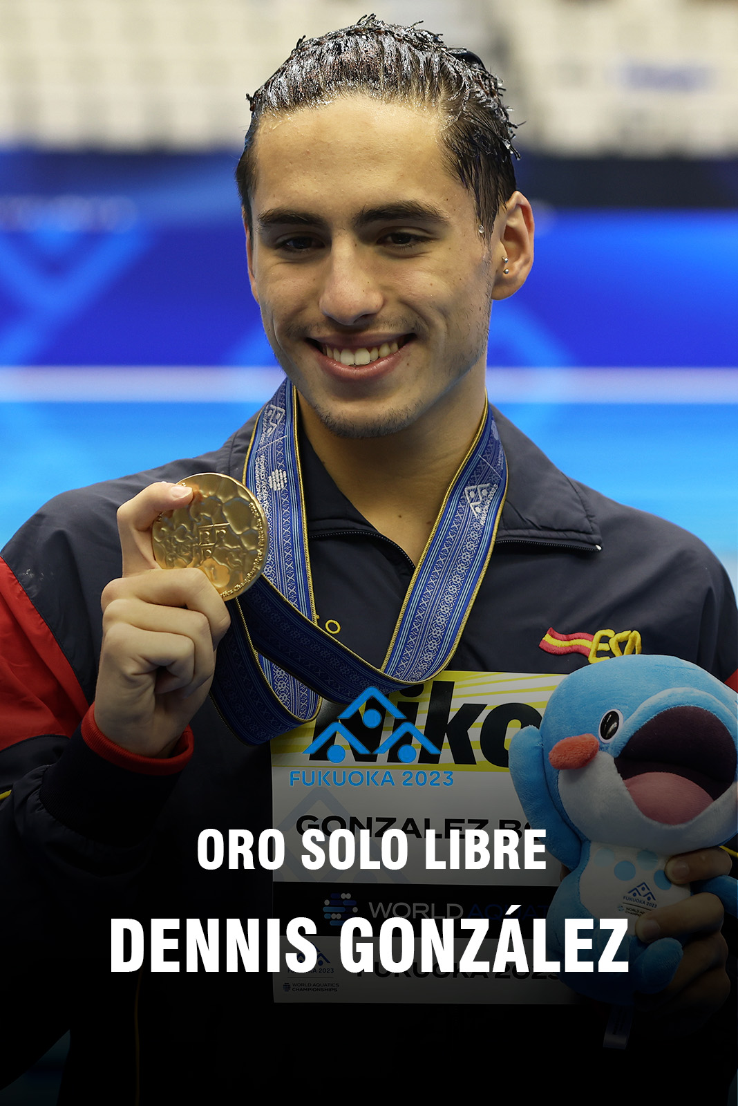 Mundial de natación de Fukuoka: Dennis González suma el tercer oro para ...