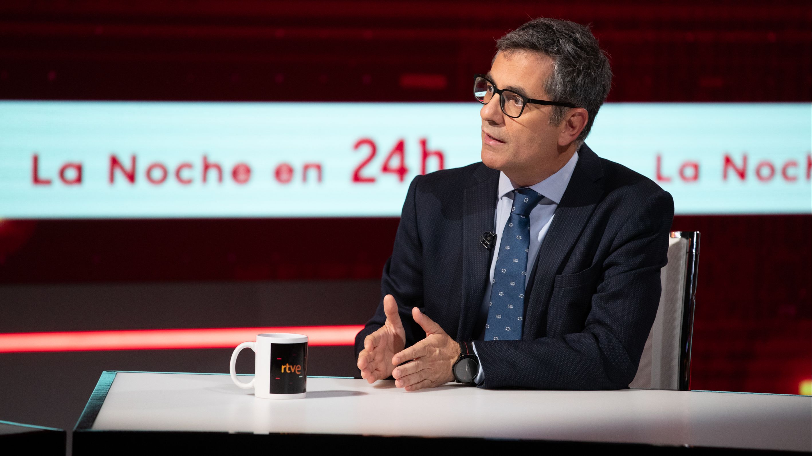 Entrevista a Félix Bolaños en La noche en 24 horas