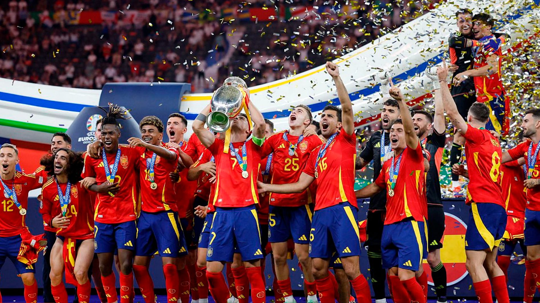 España gana su cuarta Eurocopa ante más de 13,5 millones de ...