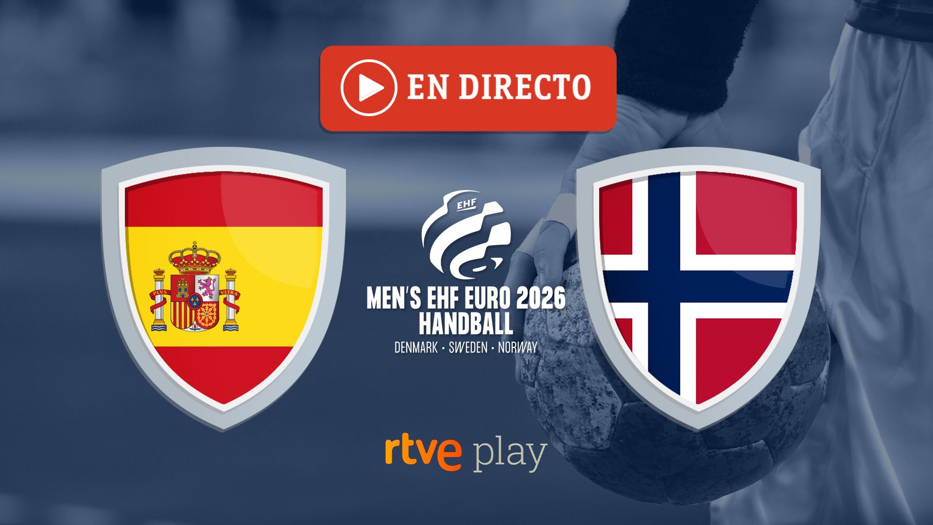 España - Noruega, en directo en vídeo | Europeo balonmano