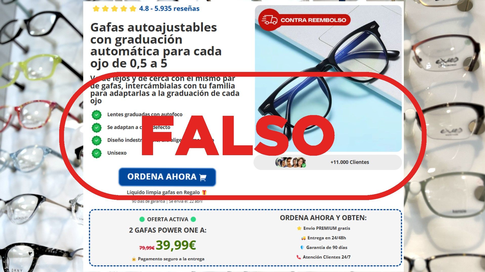Estas gafas con "autofoco" no garantizan una visión clara