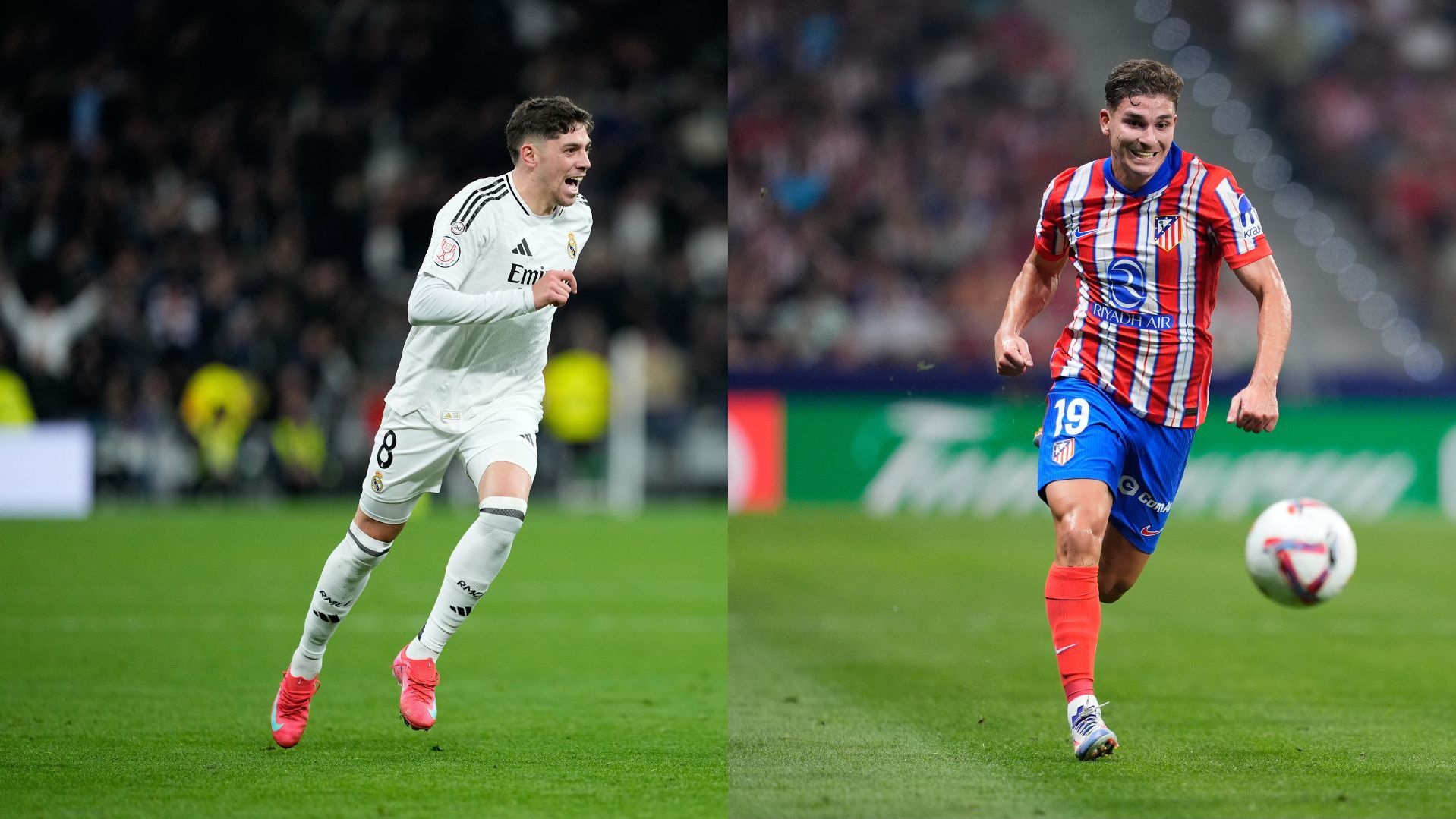 Julián, en el Atleti, y Valverde, en el Madrid, lo juegan todo