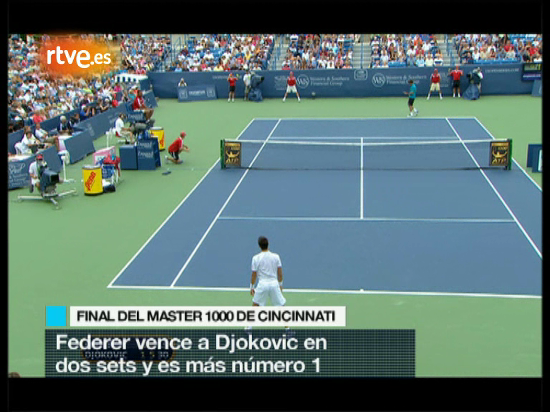 Federer, rey de reyes en Cincinnati