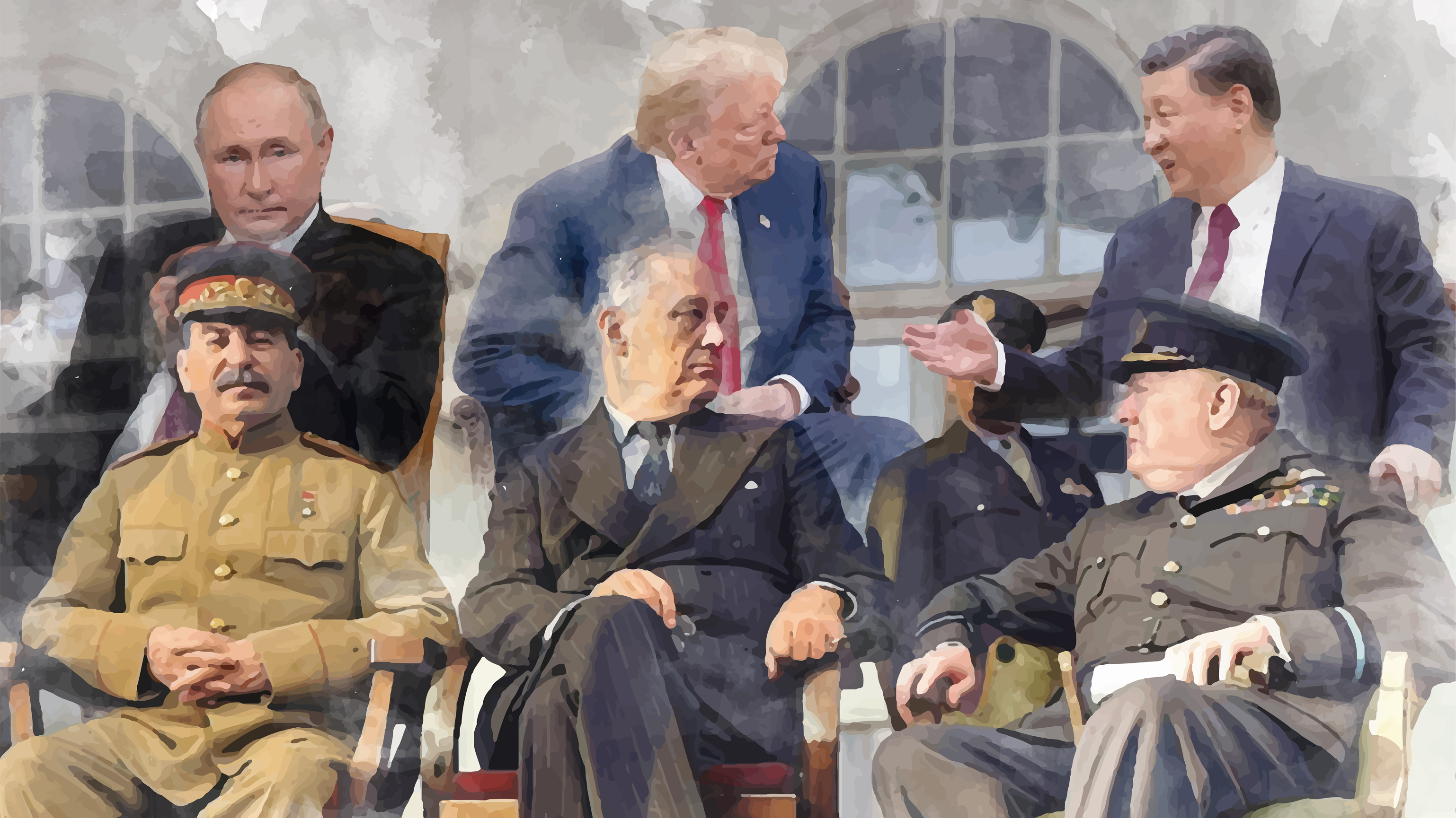 Putin, Xi y Trump no serán los nuevos Roosevelt, Stalin y Churchill