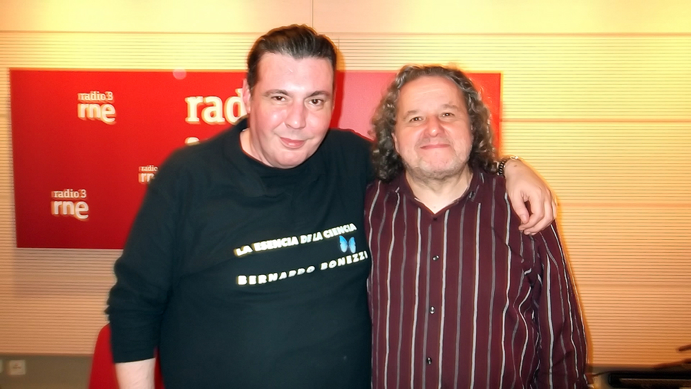 La foto del otro día con Bernardo Bonezzi