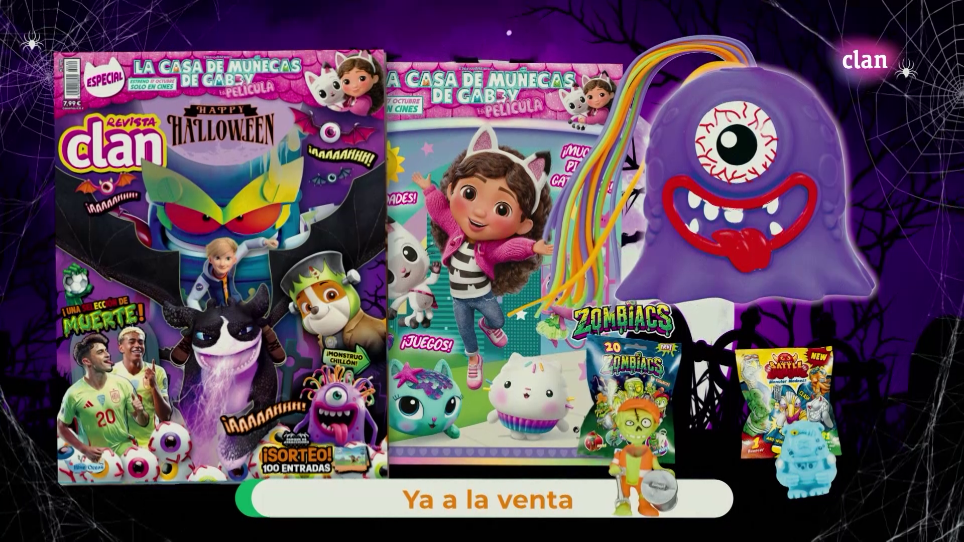 ¡Halloween de miedo con la nueva revista Clan!