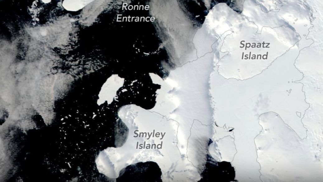 El nuevo iceberg A-84 se ha desplazado 250 km desde su origen