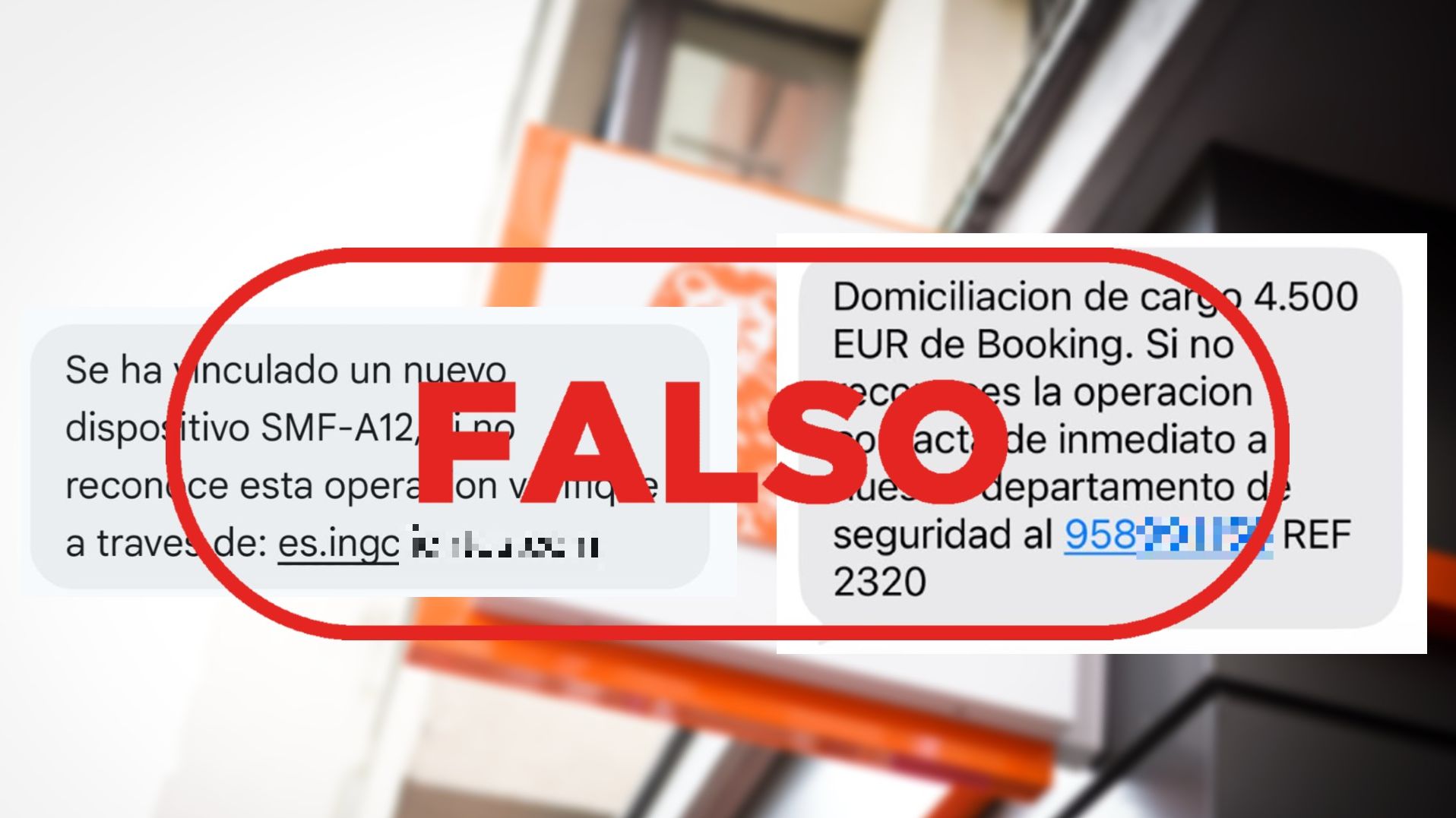 ING no envía estos SMS para verificar operaciones bancarias