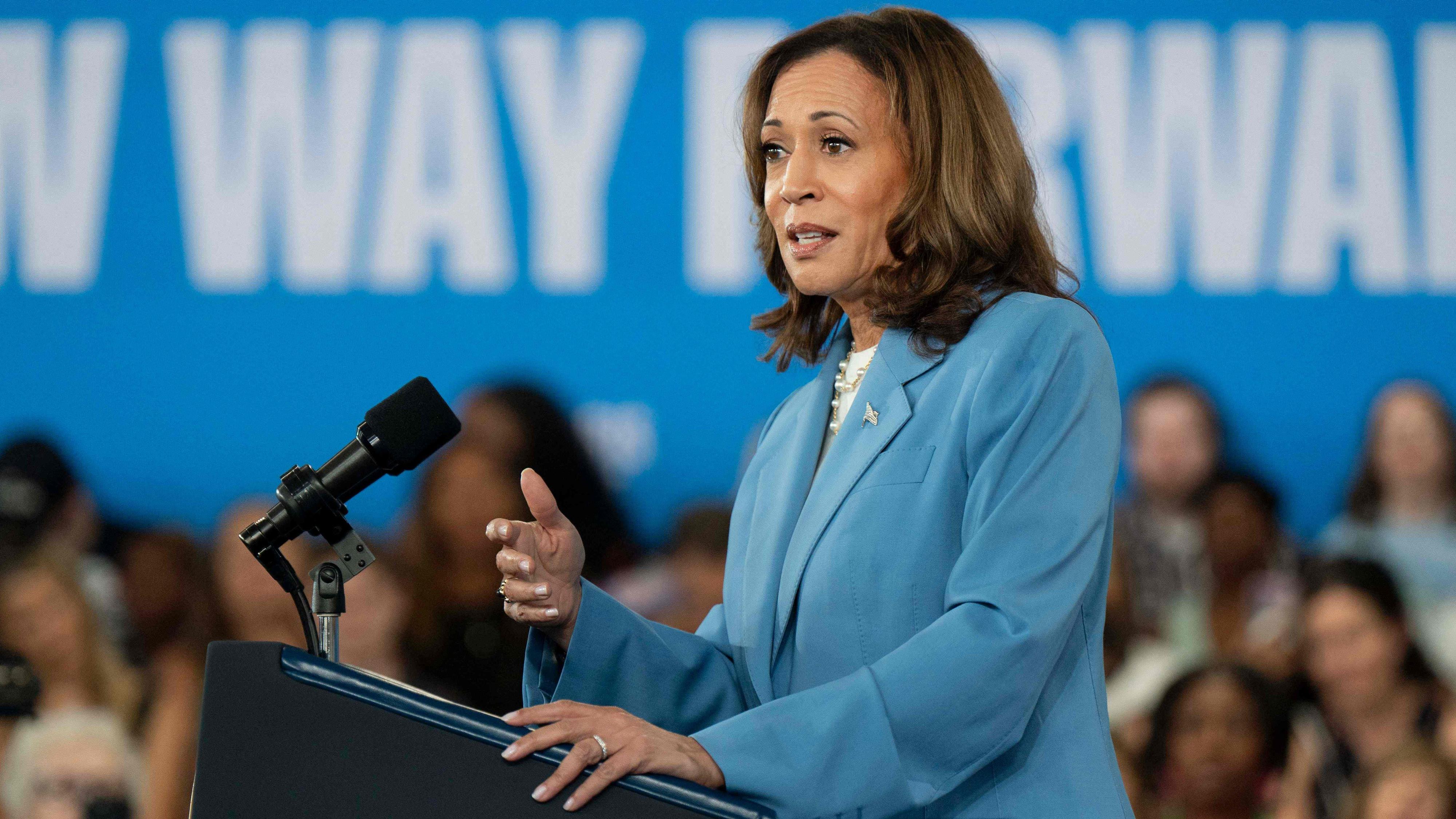 Harris promete construir una "economía de oportunidades" en Estados Unidos