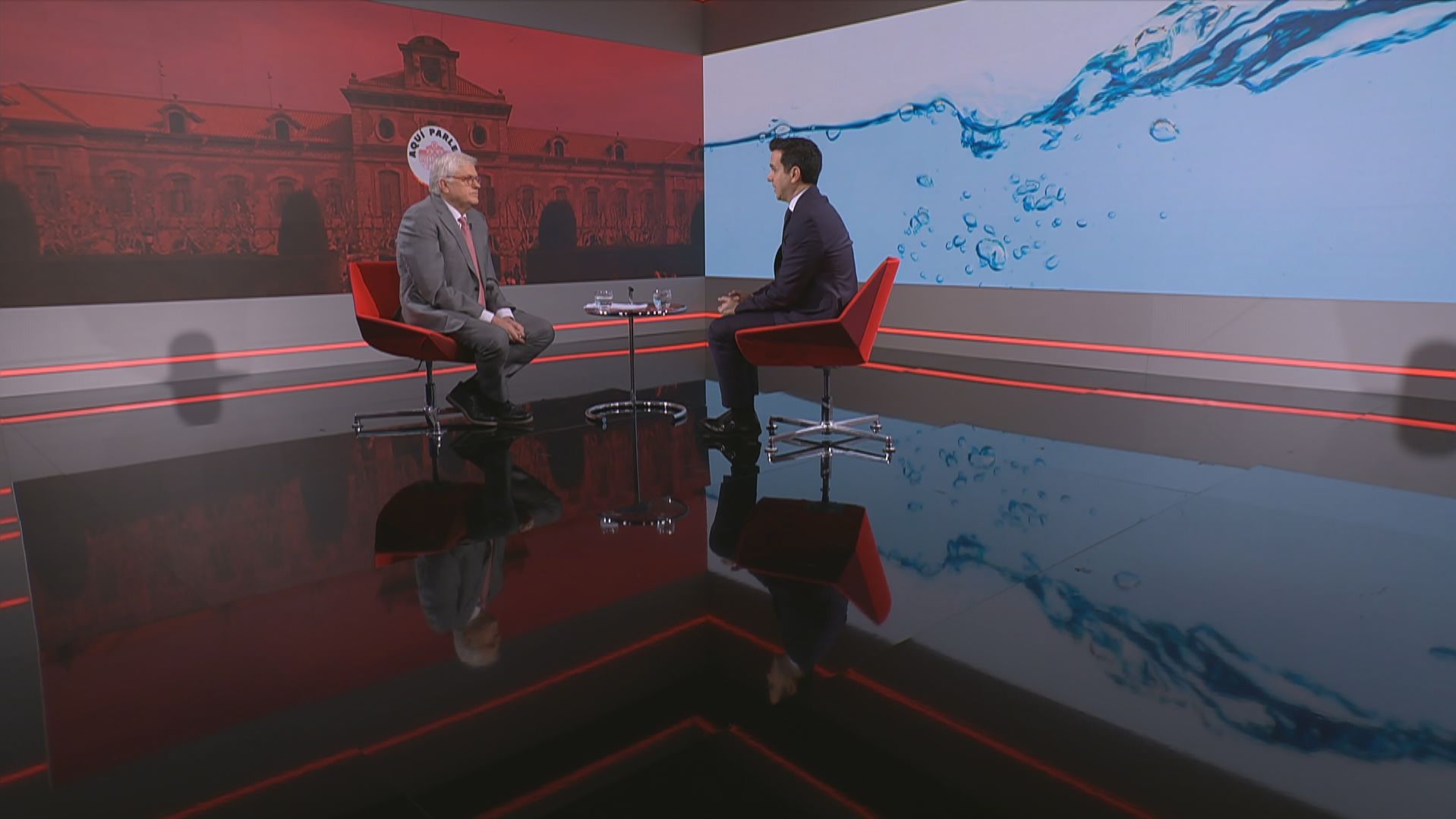 El director de l'Agència Catalana de l'Aigua, Samuel Reyes, aquesta ...