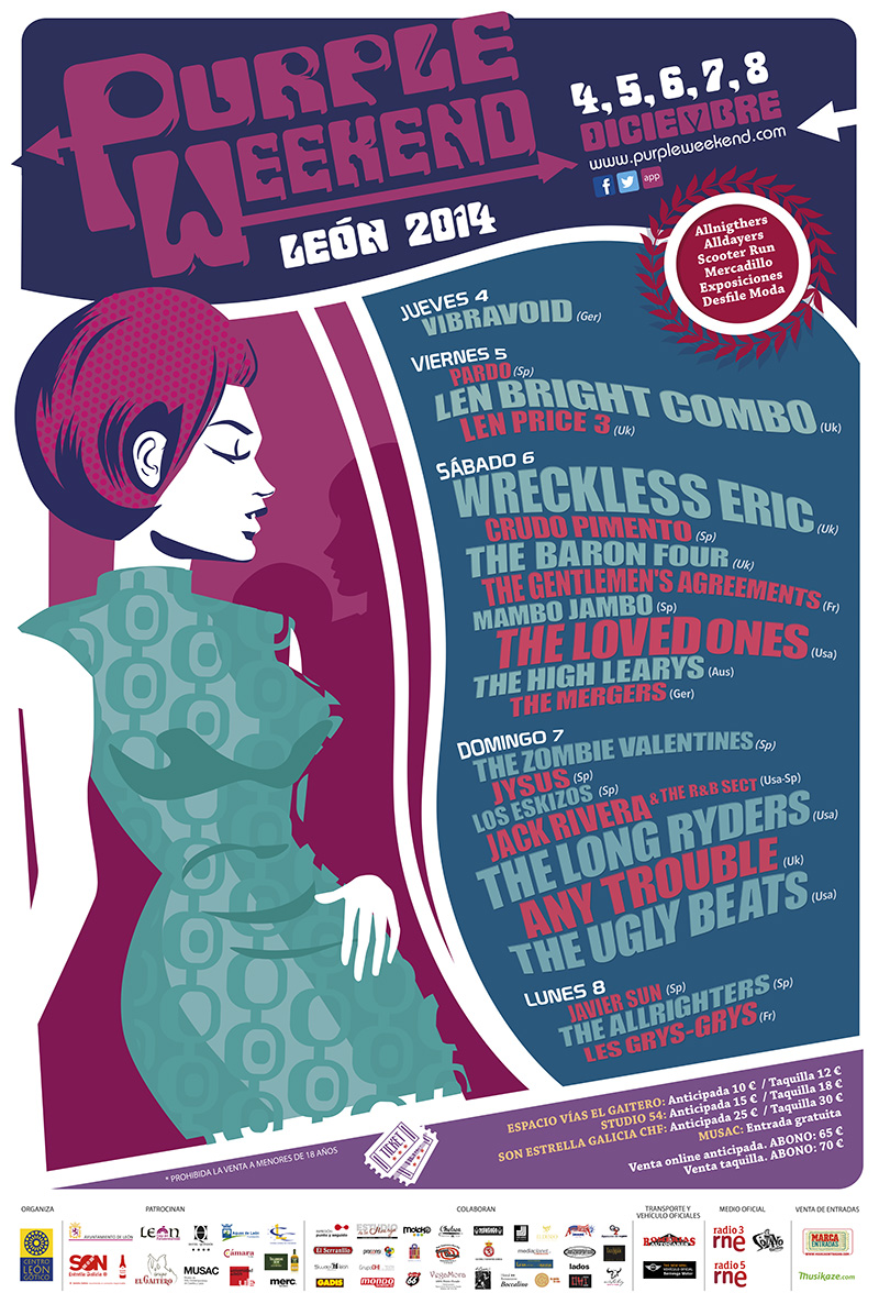 León se tiñe de púrpura con el Festival Internacional Purple Weekend