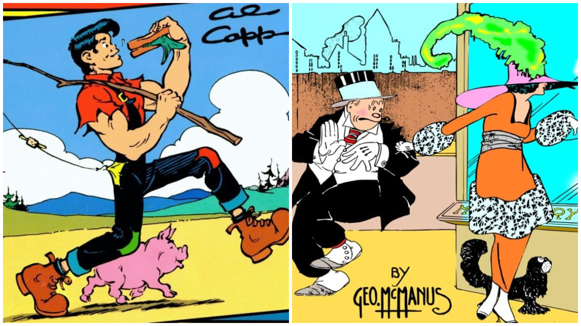 'Li'l Abner' y 'Bringing Up Father', dos clásicos del cómic