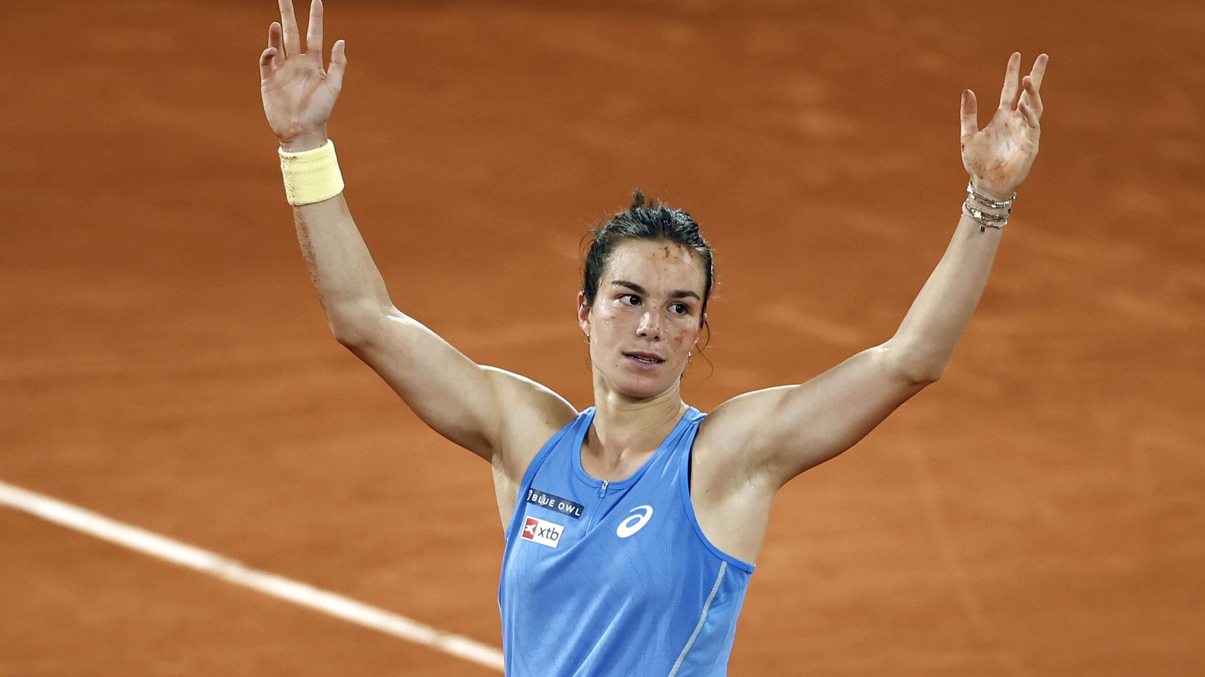 Boisson a semifinales de Roland Garros tras ganar a Andreeva