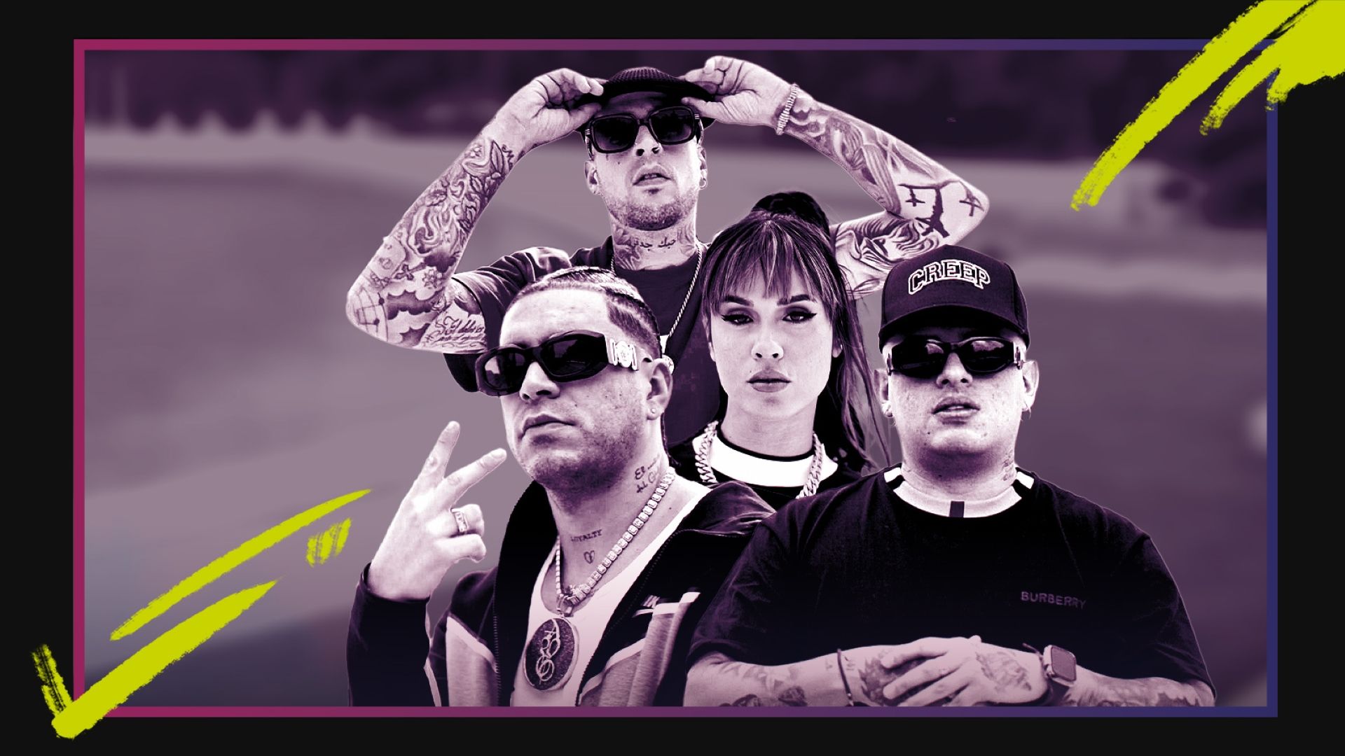 Imágenes inéditas de La Zowi, Ryan Castro y Maikel Delacalle juntos