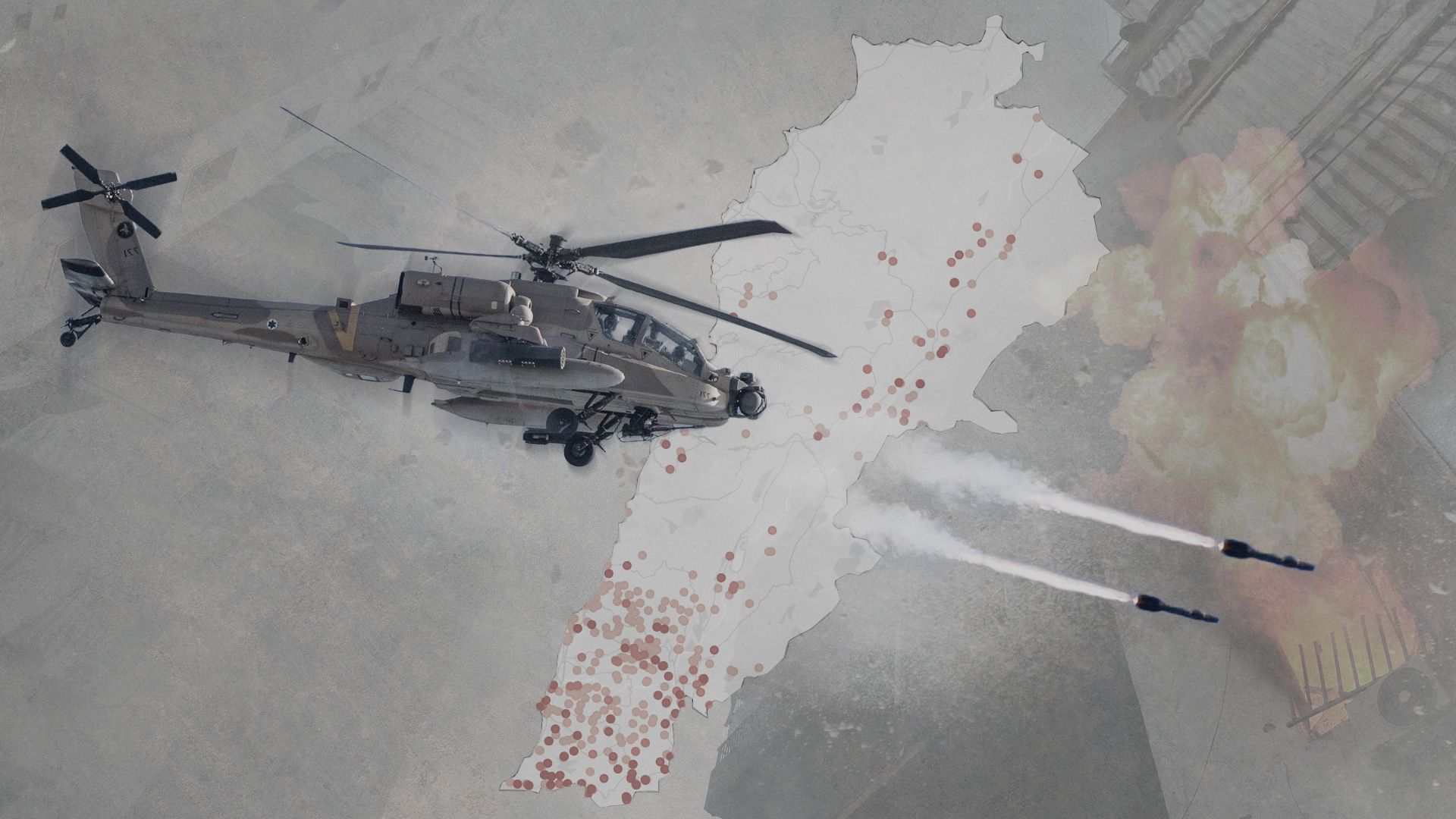 Mapas y gráficos del conflicto en Israel, Líbano, Palestina e Irán