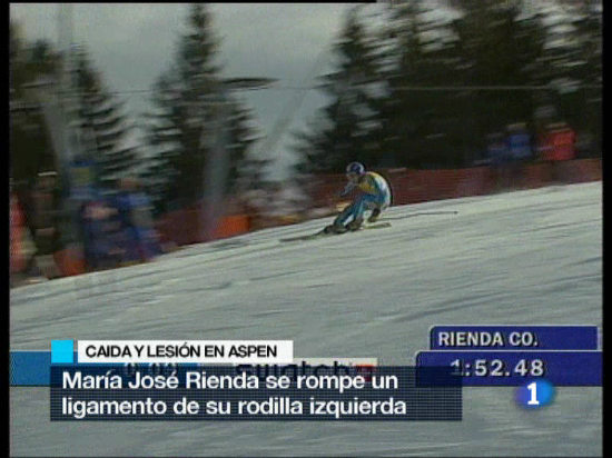 María José Rienda regresará a España "en cuanto pueda"