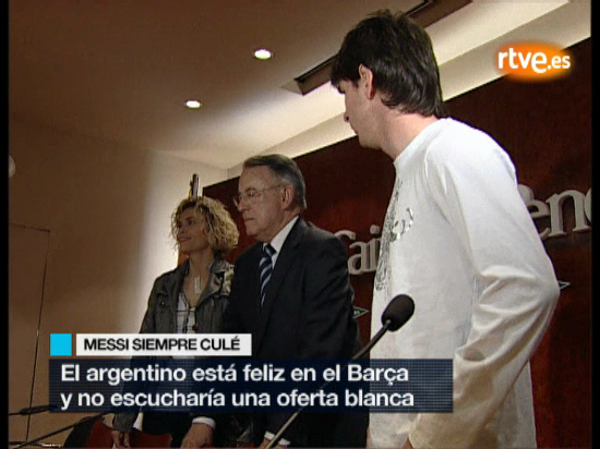 Messi vuelve a prometer amor eterno al Barça