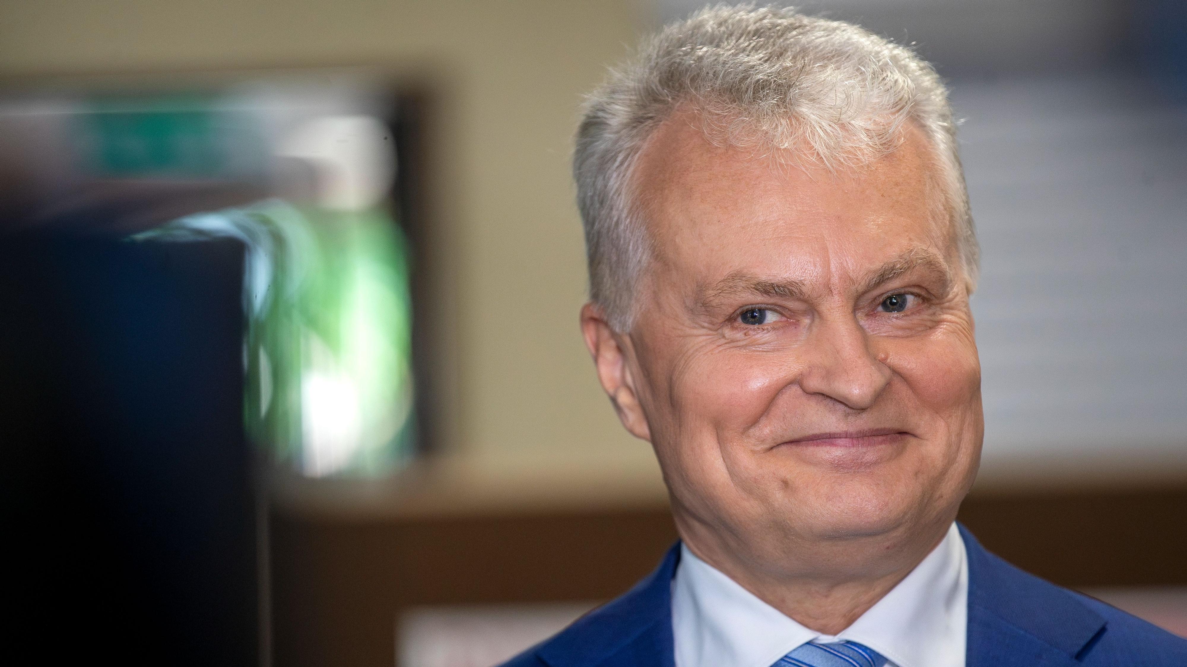 El actual presidente de Lituania, Gitanas Nauseda, ha ganado la segunda ...