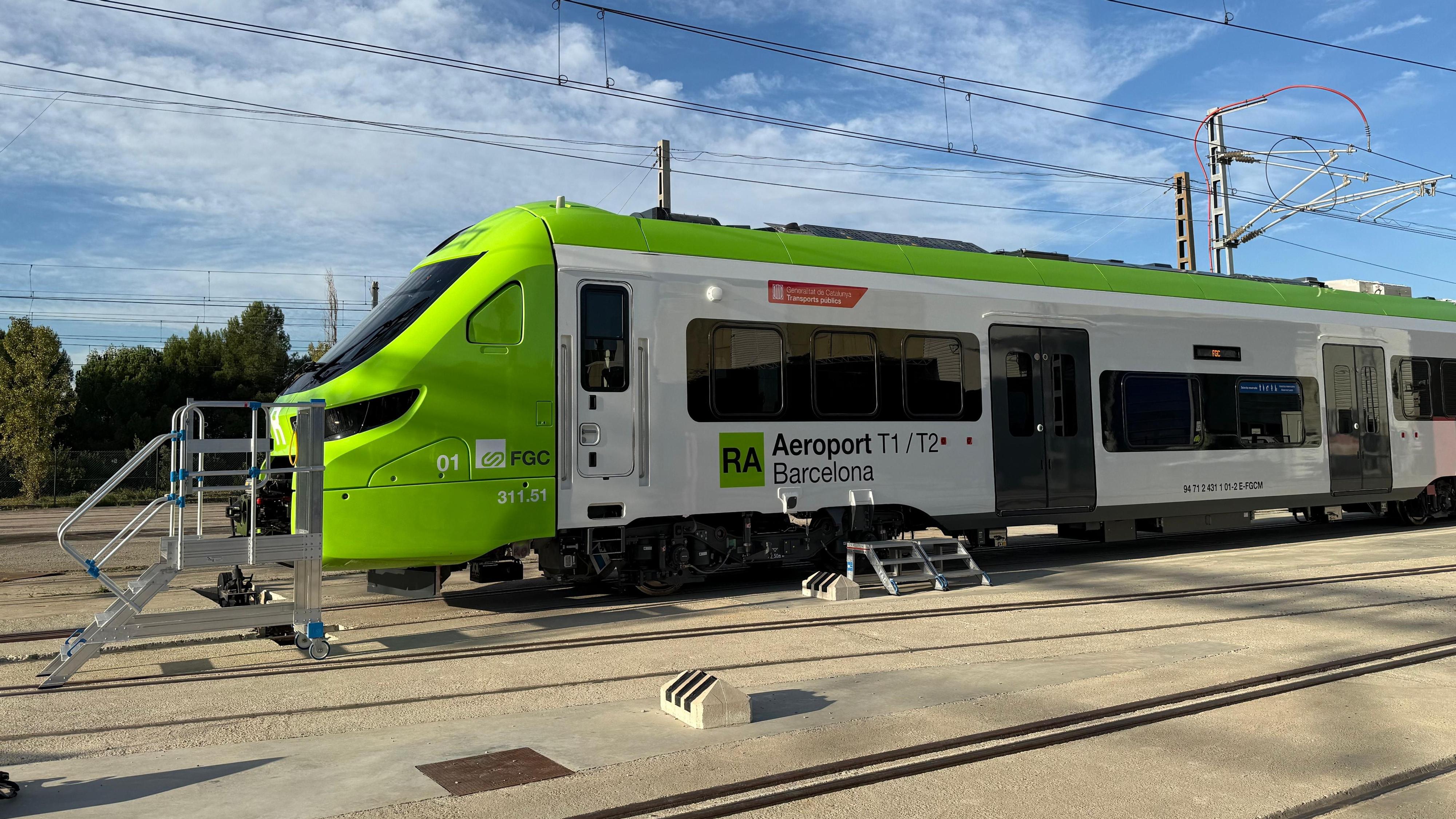 El nou tren d'FGC vol connectar Barcelona amb l'Aeroport en poc més de 20 minuts