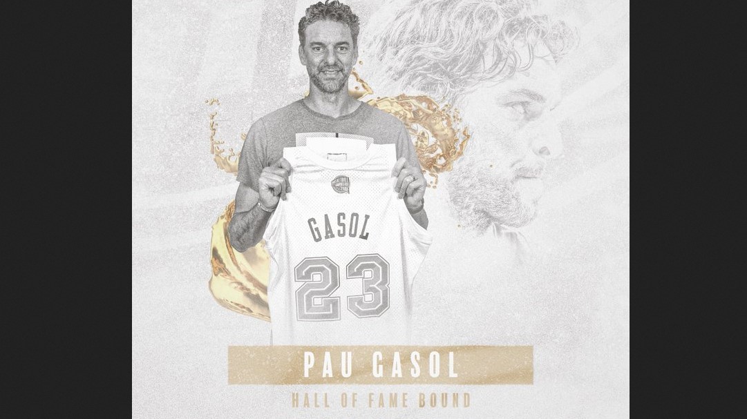 Ya es oficial que Gasol entrará en el Hall of Fame