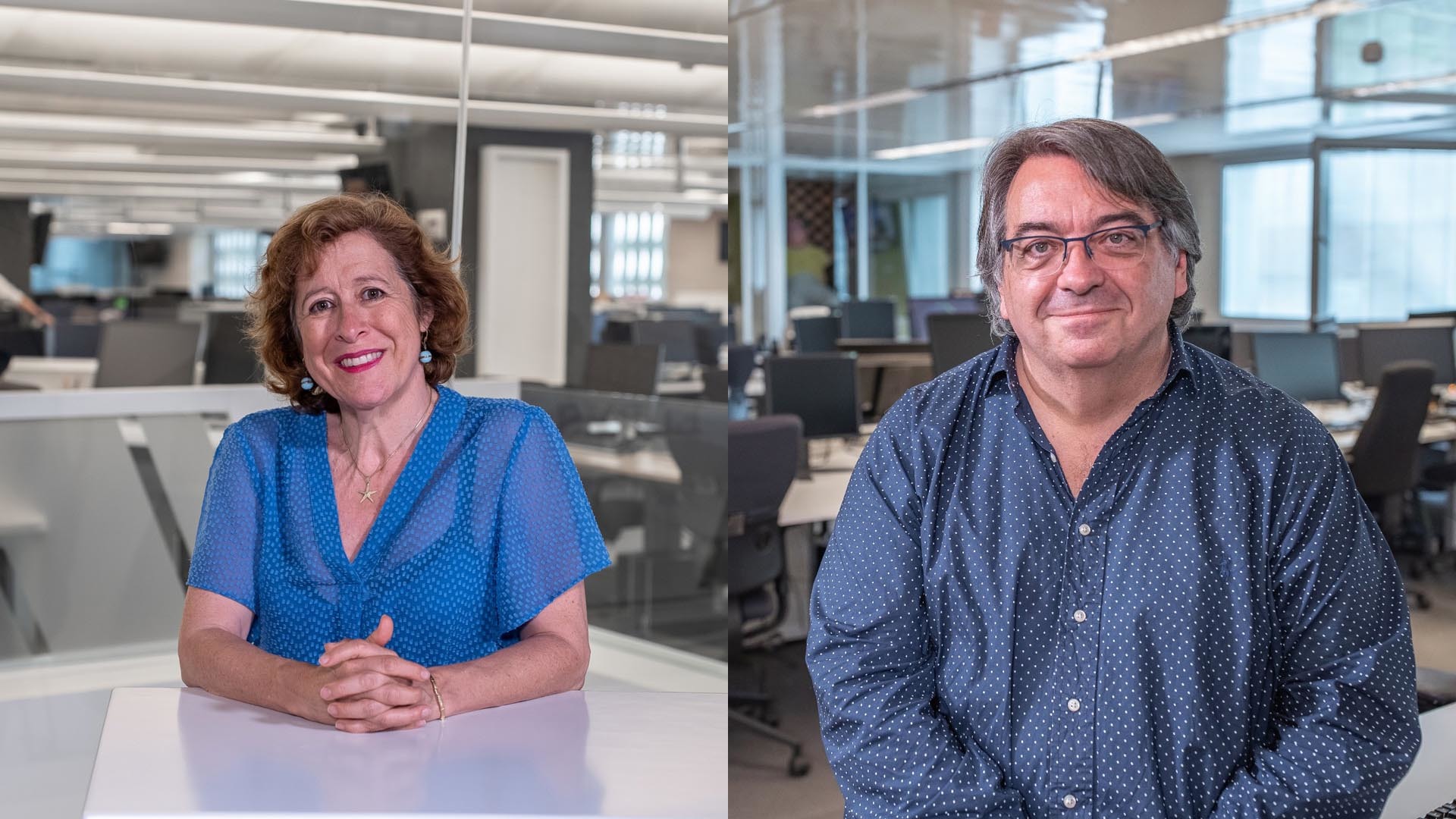 Berna González Harbour y Jesús Ruiz Mantilla en 'Página Dos'