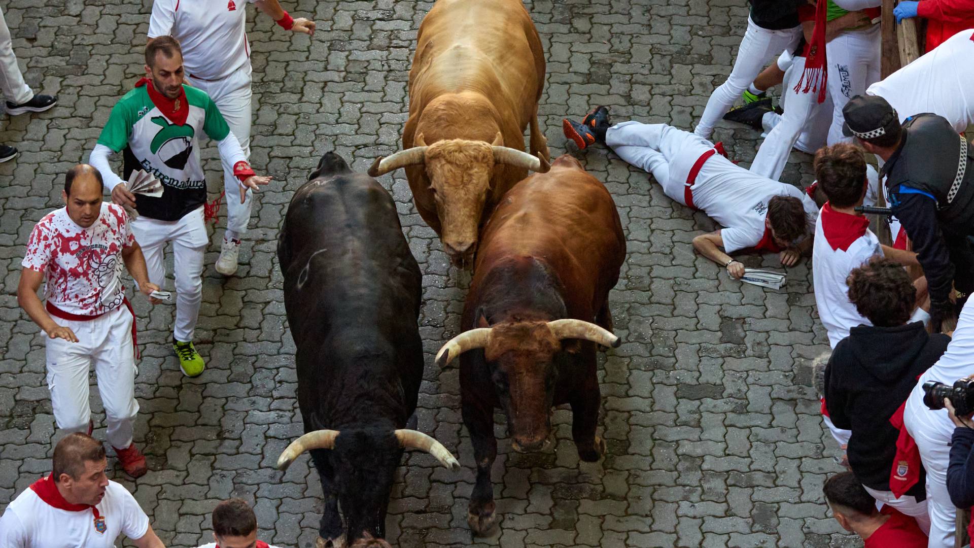 Quinto encierro de San Fermín 2023: veloz y limpio