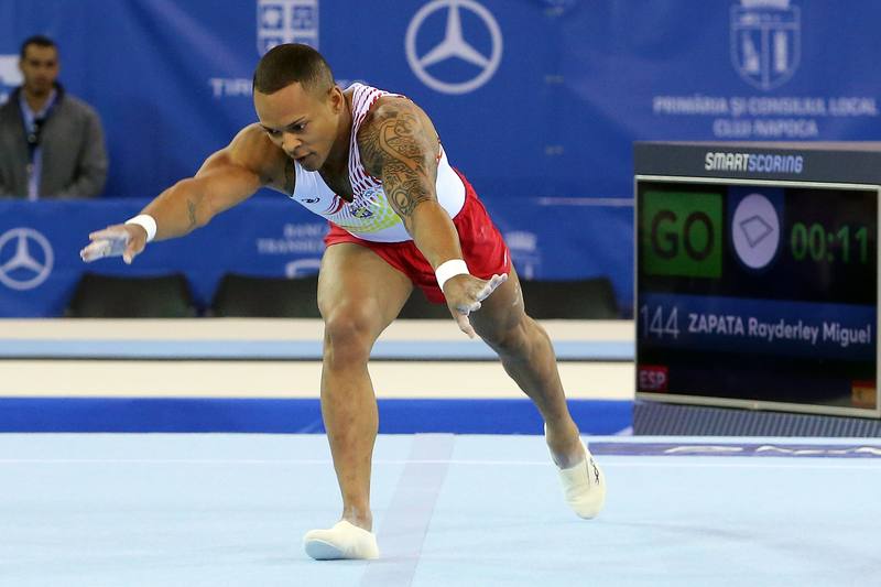 GIMNASIA: Ray Zapata, séptimo en la final de suelo | RTVE.es