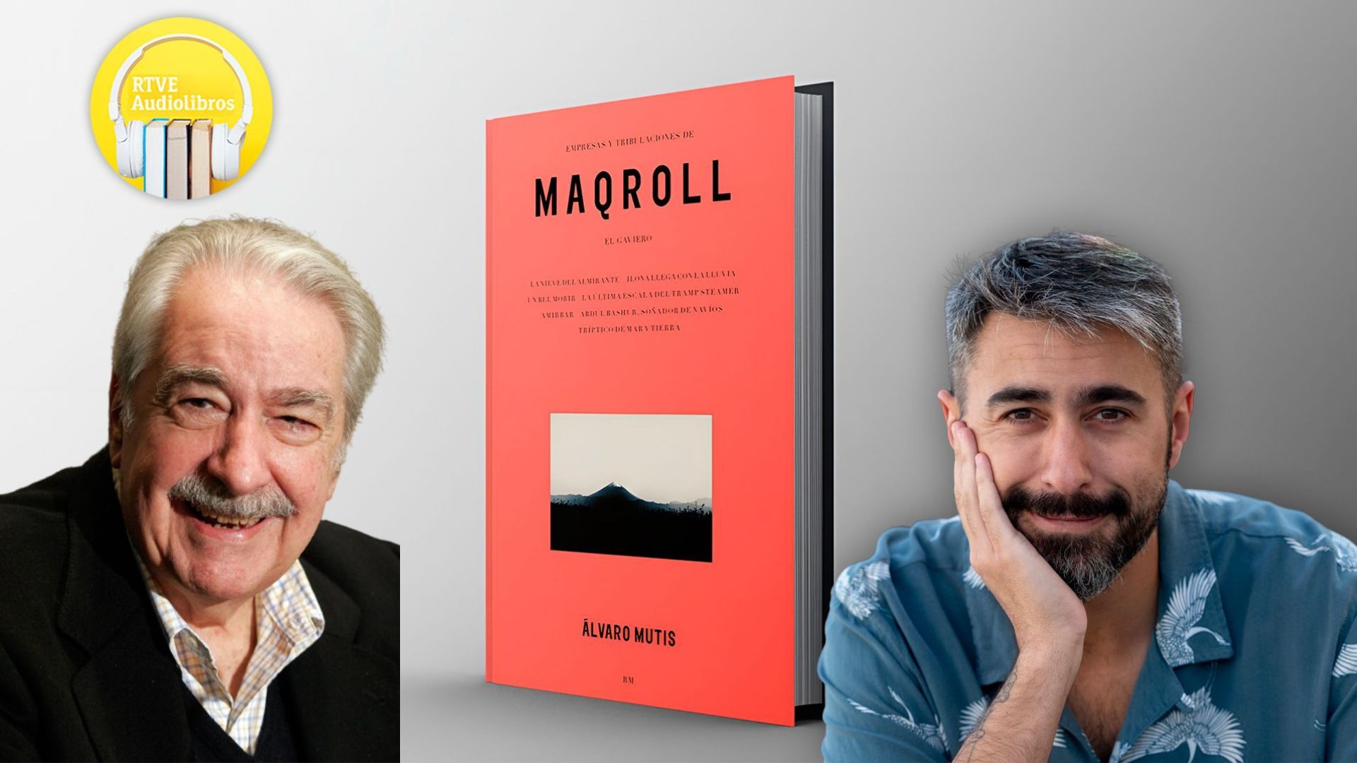 Rayden a lee Álvaro Mutis en los nuevos audiolibros de RTVE Audio