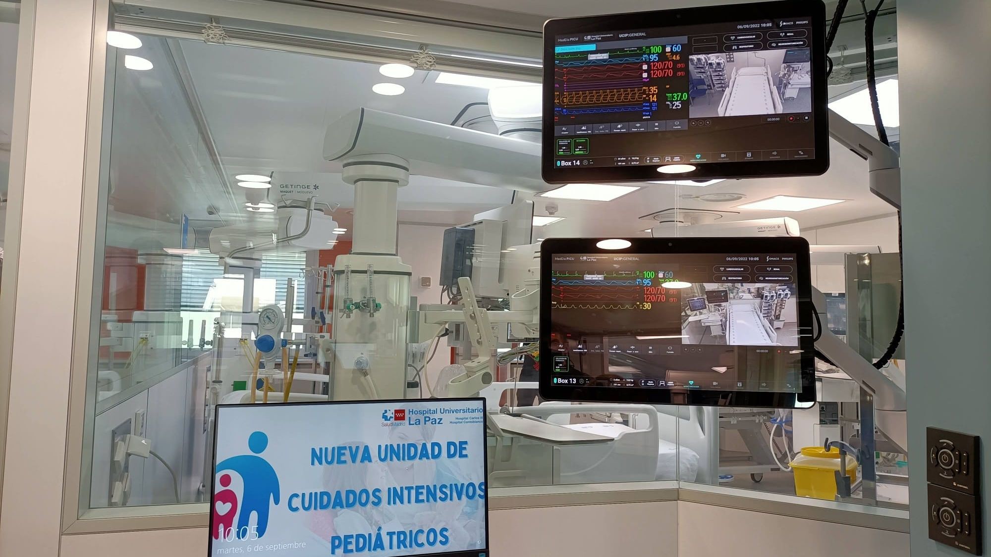 Reabre de nuevo la UCI pediátrica de La Paz