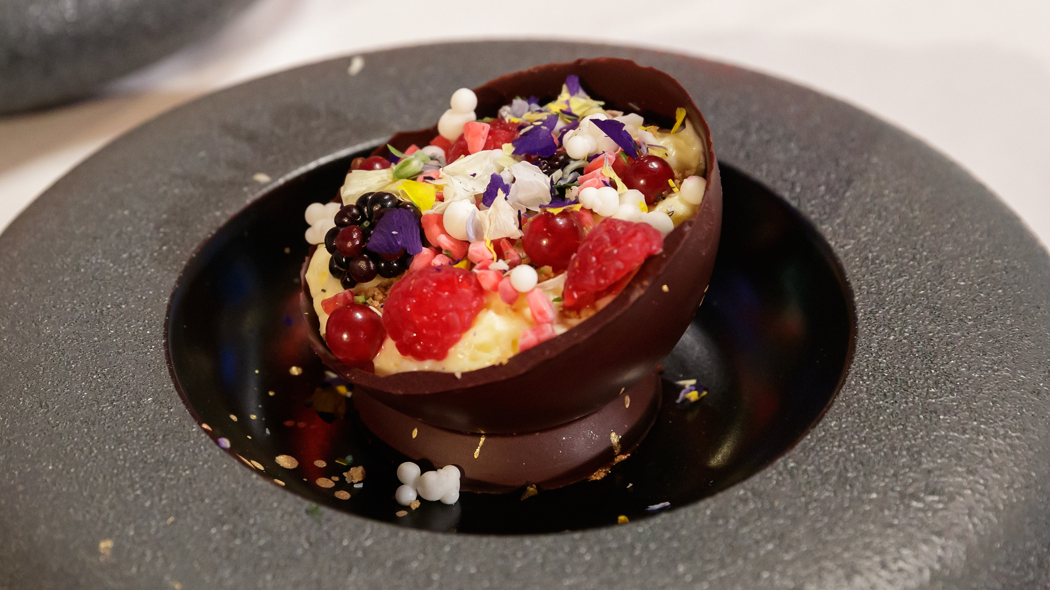 MasterChef: Receta de esfera de chocolate con crema catalana