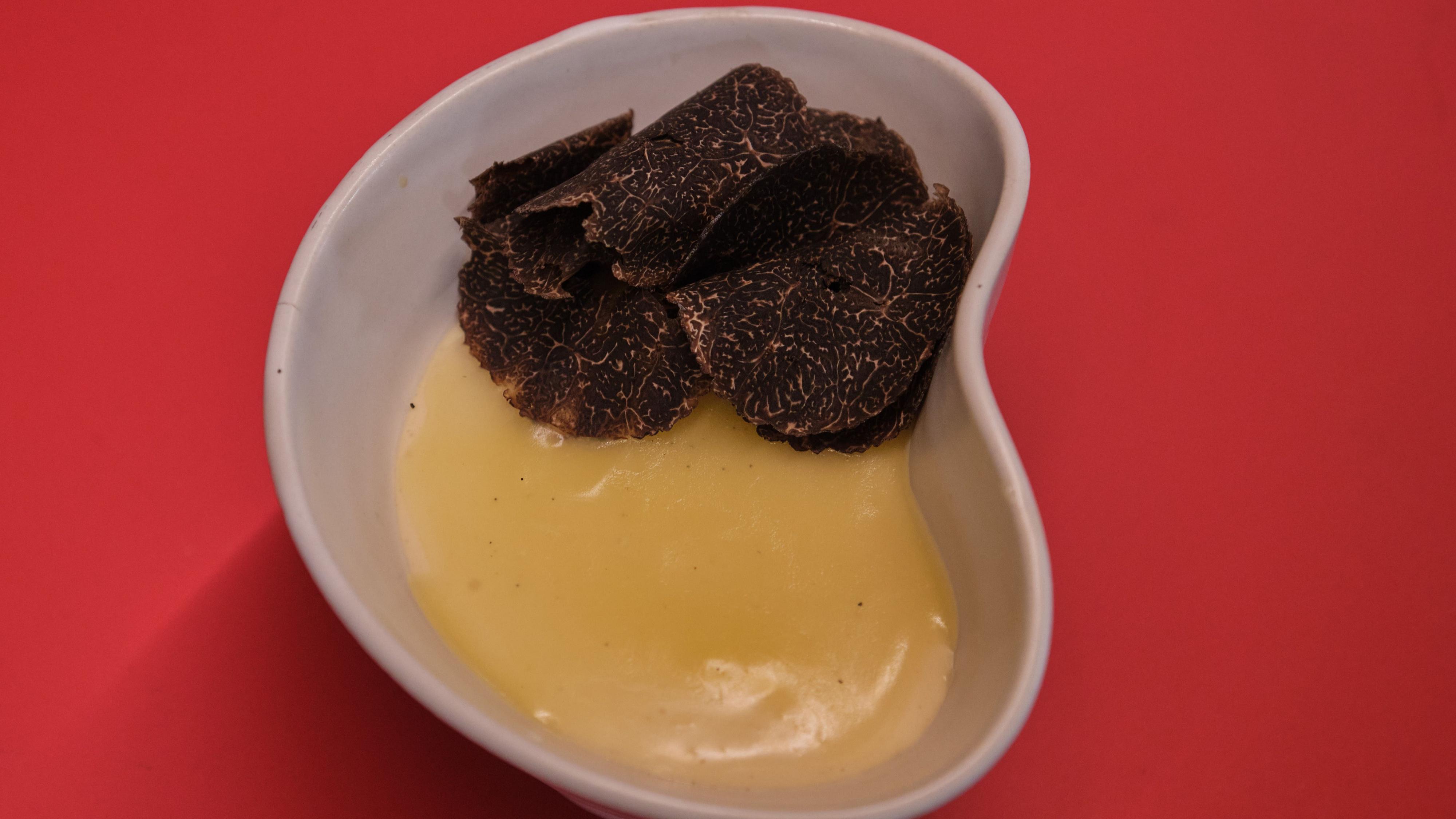 Receta de maíz, cebada y trufa en MasterChef 14