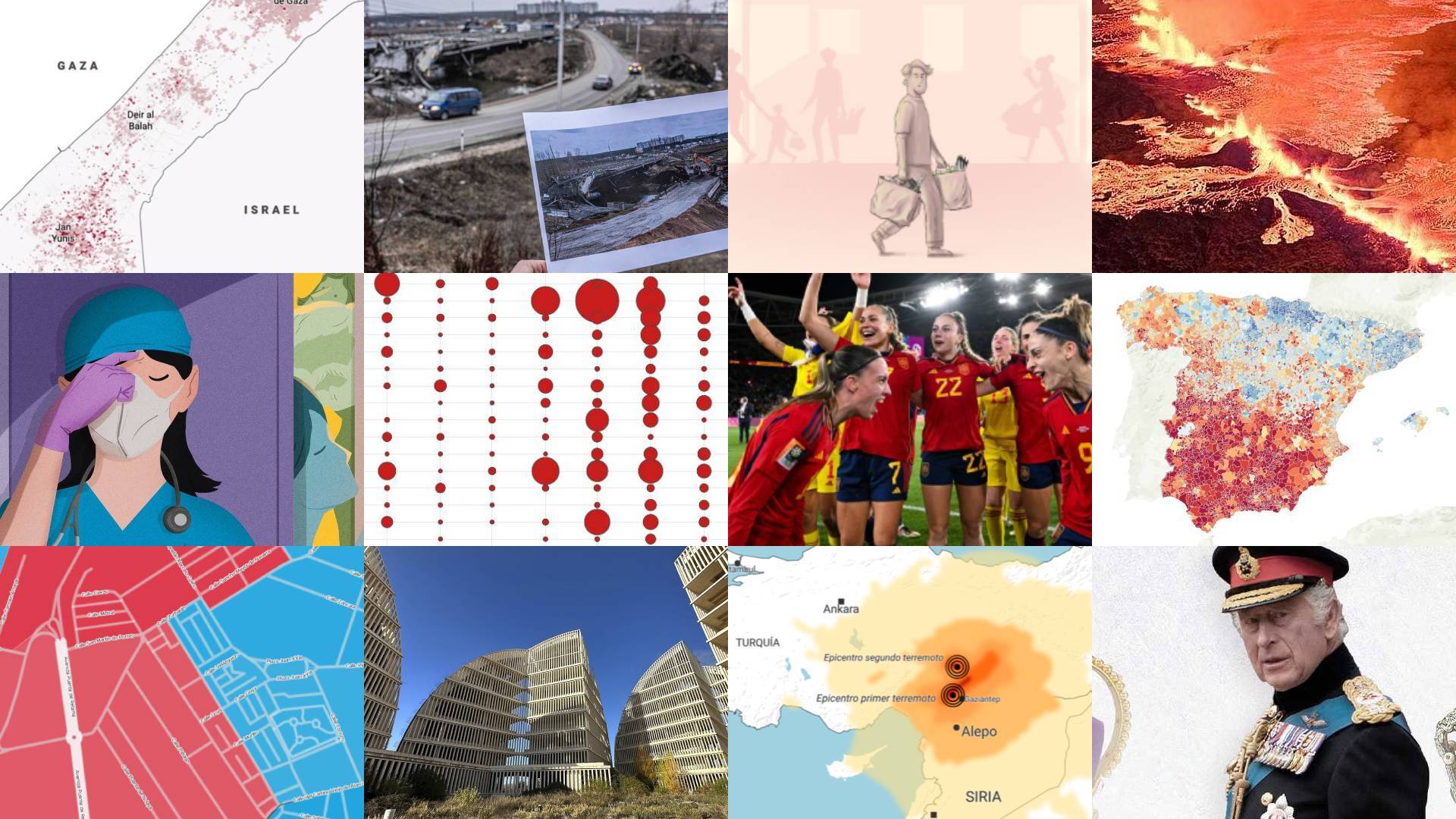 Resumen de 2023 en datos y mapas