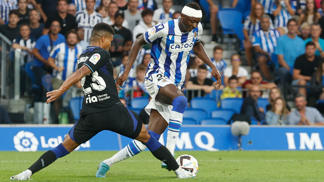 Sadiq le da el empate a la Real contra el Atleti