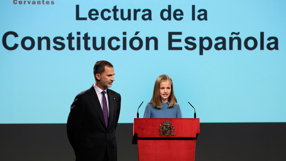 El Rey Cede Parte Del Protagonismo A La Princesa Leonor Rtvees