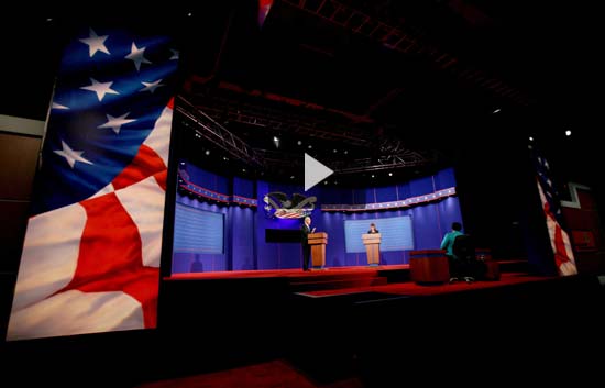 Sarah 'Barracuda' Palin muestra su mejor imagen y Biden se muerde la lengua